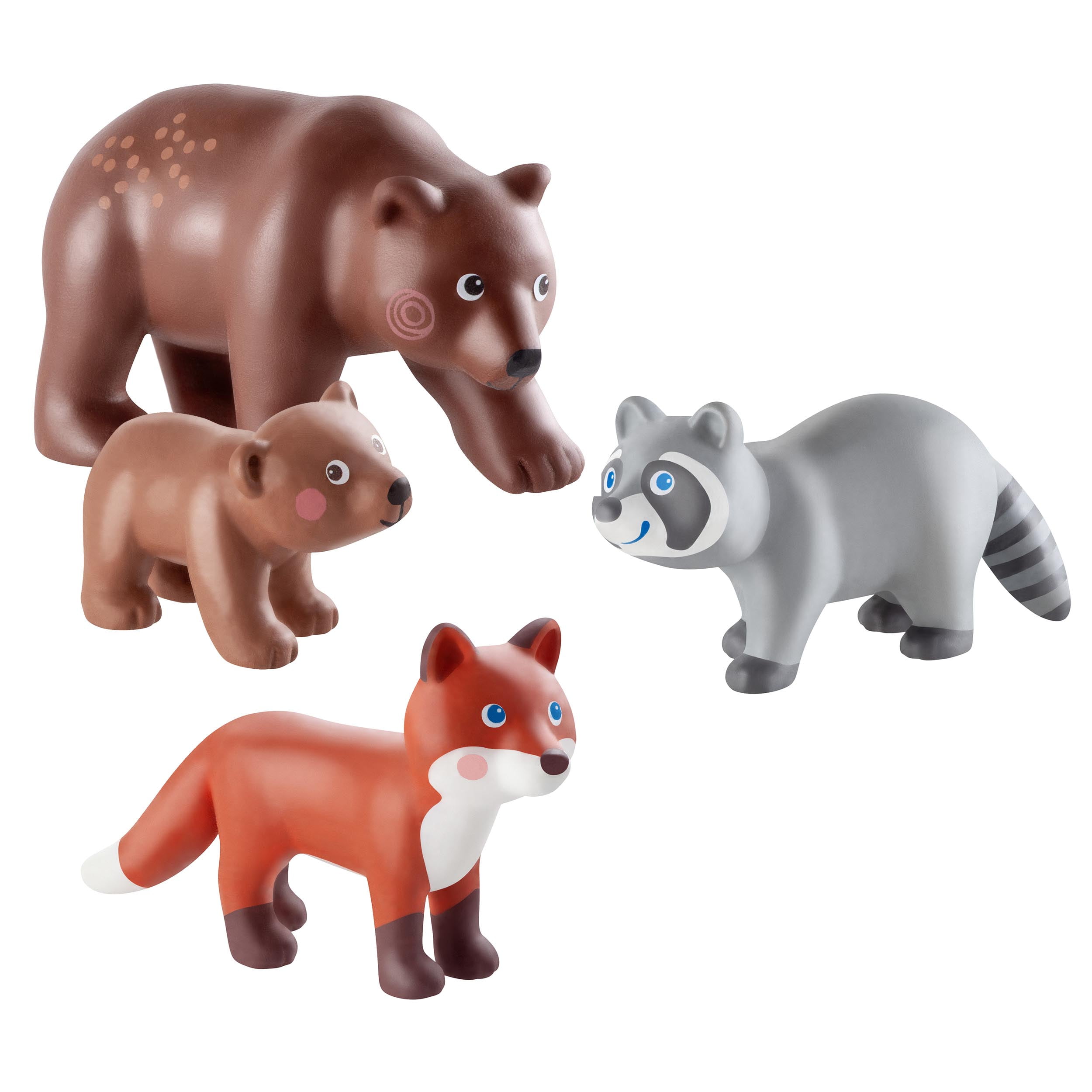 HABA Little Friends Forest Animals Multi-Pack Playset with 4 Chunky ...