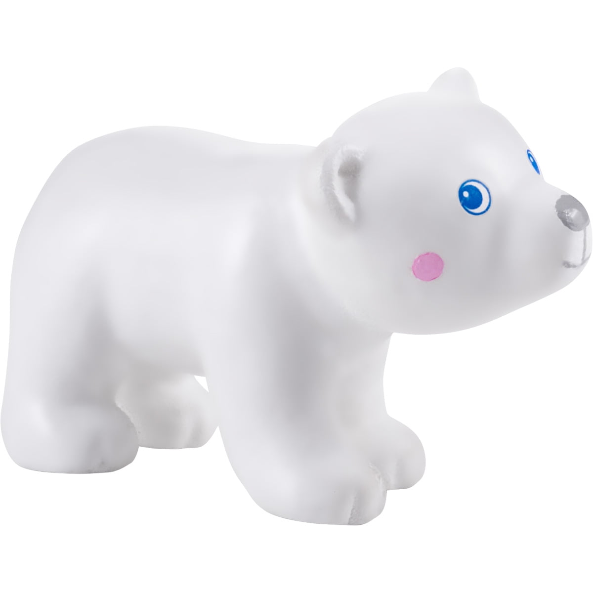 HABA Little Friends Polar Cub - 1.75" Chunky Plastic Zoo Animal Toy ...