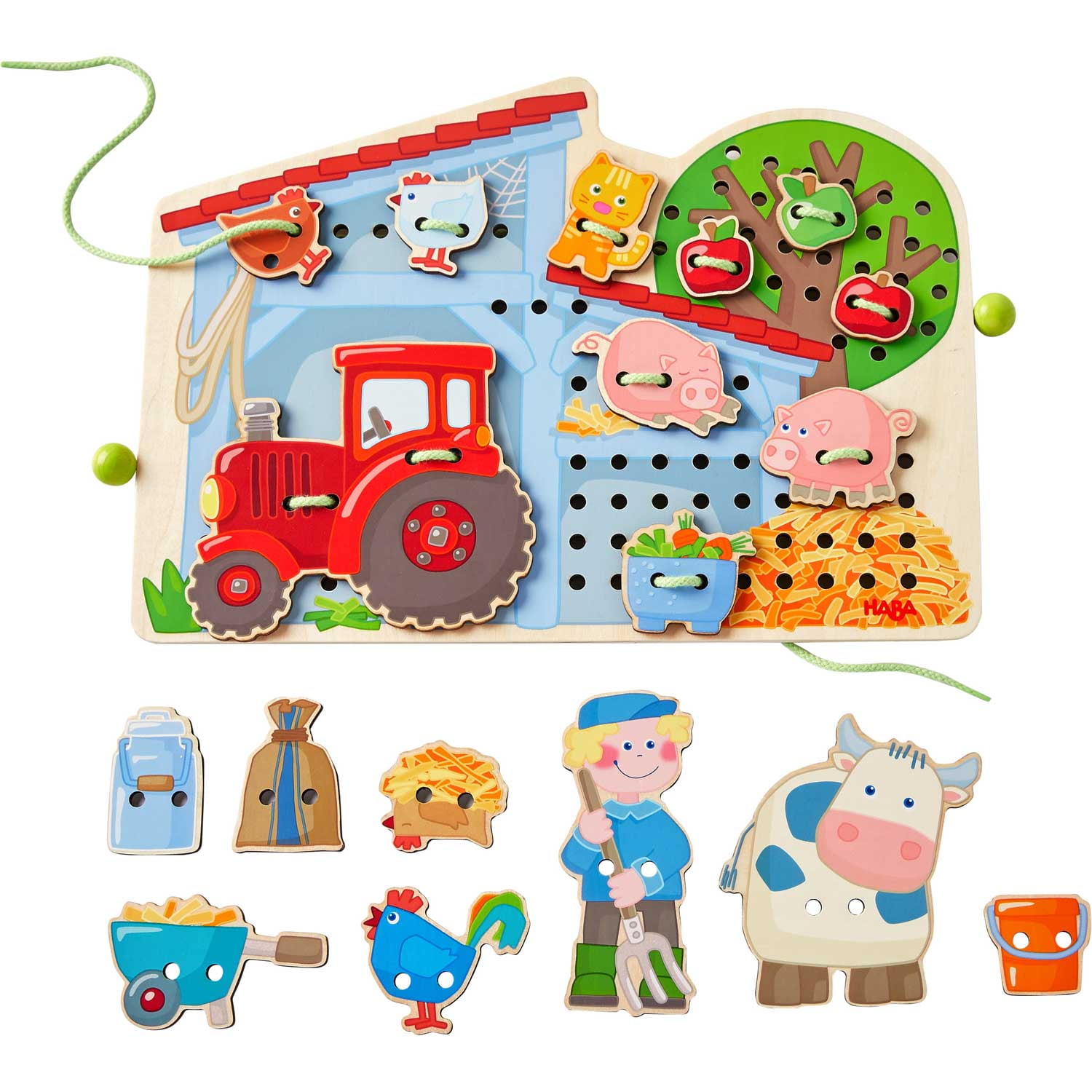 HABA The Farm Threading Game - Walmart.com