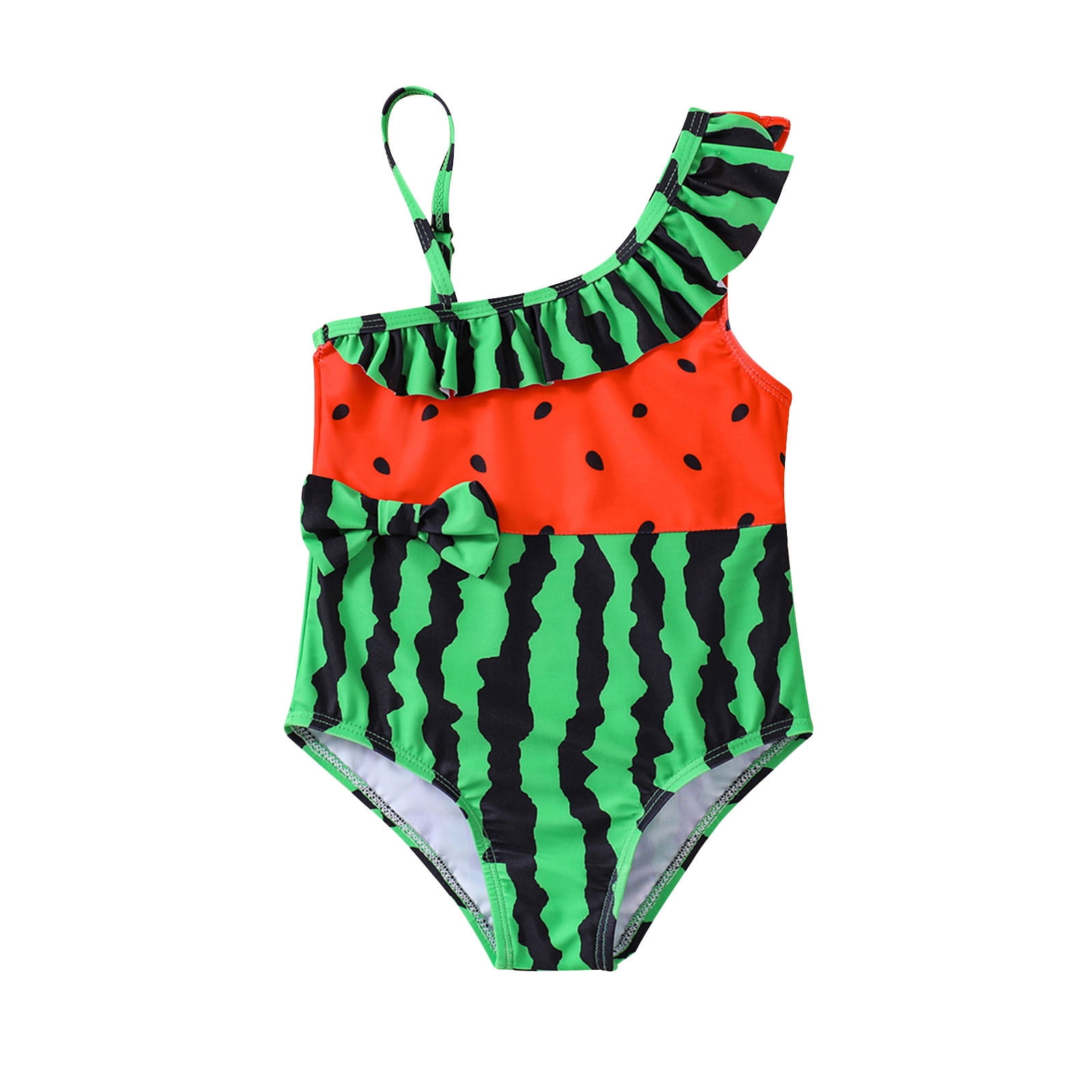 HABDGIKS 2025 Summer Bikinis for Girl One Piece Bathing Suits Toddler ...