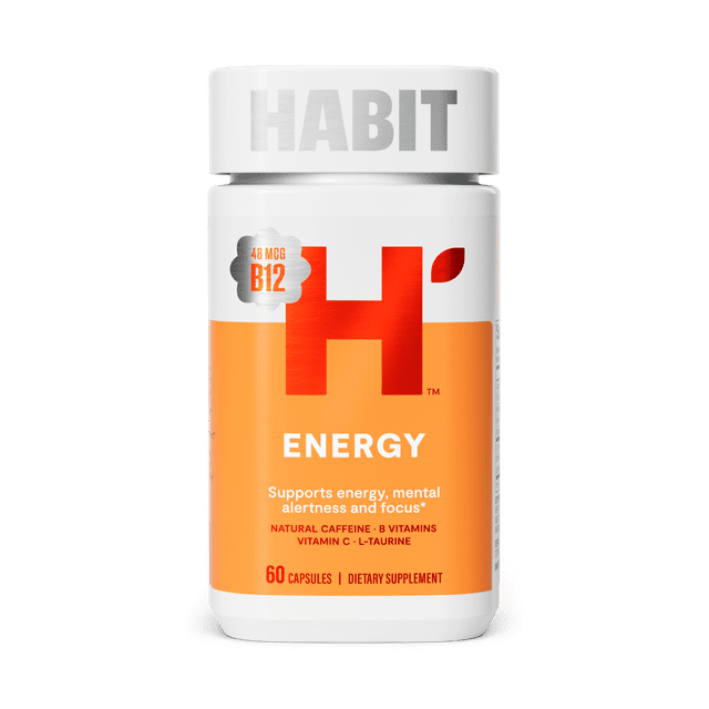 HABIT Energy Supplement, Supports Mental Alertness & Focus, Green Tea ...