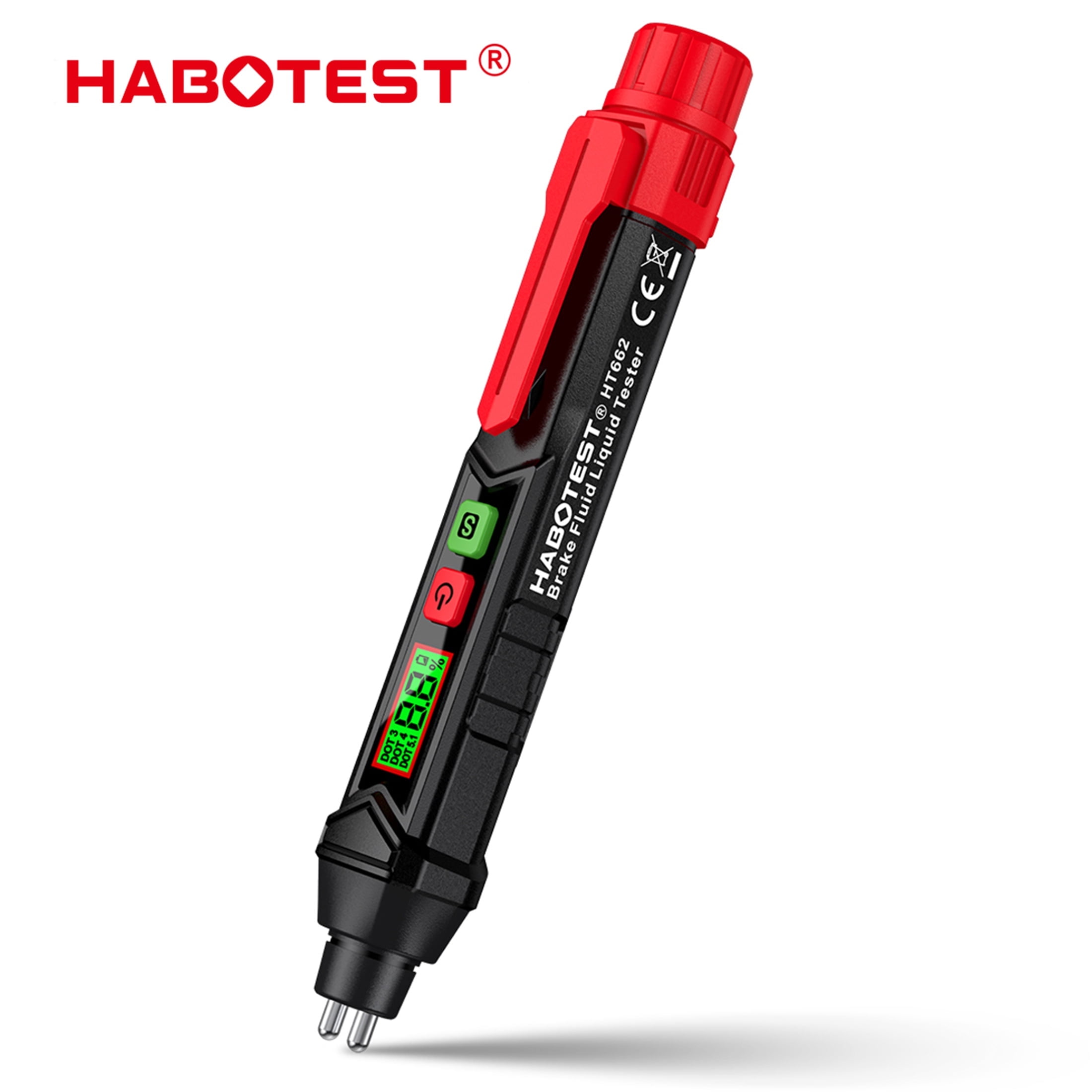 HABOTEST Brake Fluid Liquid Tester, Automotive Brake Fluid Content ...