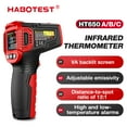 HABOTEST Digital Infrared Thermometer Gun,Laser Temperature Gun, LCD ...