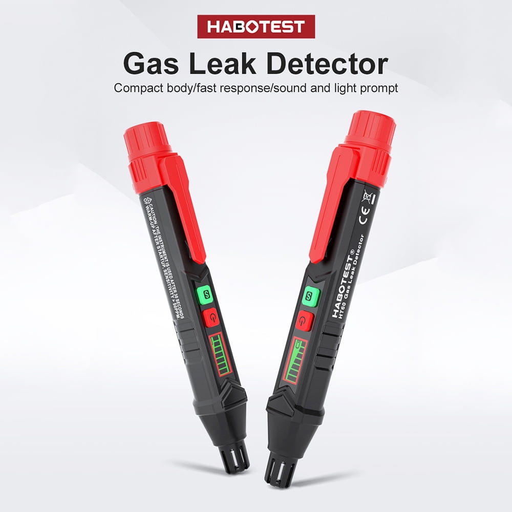 HABOTEST HT60 Portable Gas Leak Detector , Handheld Combustible Gas ...