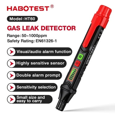HABOTEST Gas Leak Detector Portable Combustible Gas Detector Handheld ...