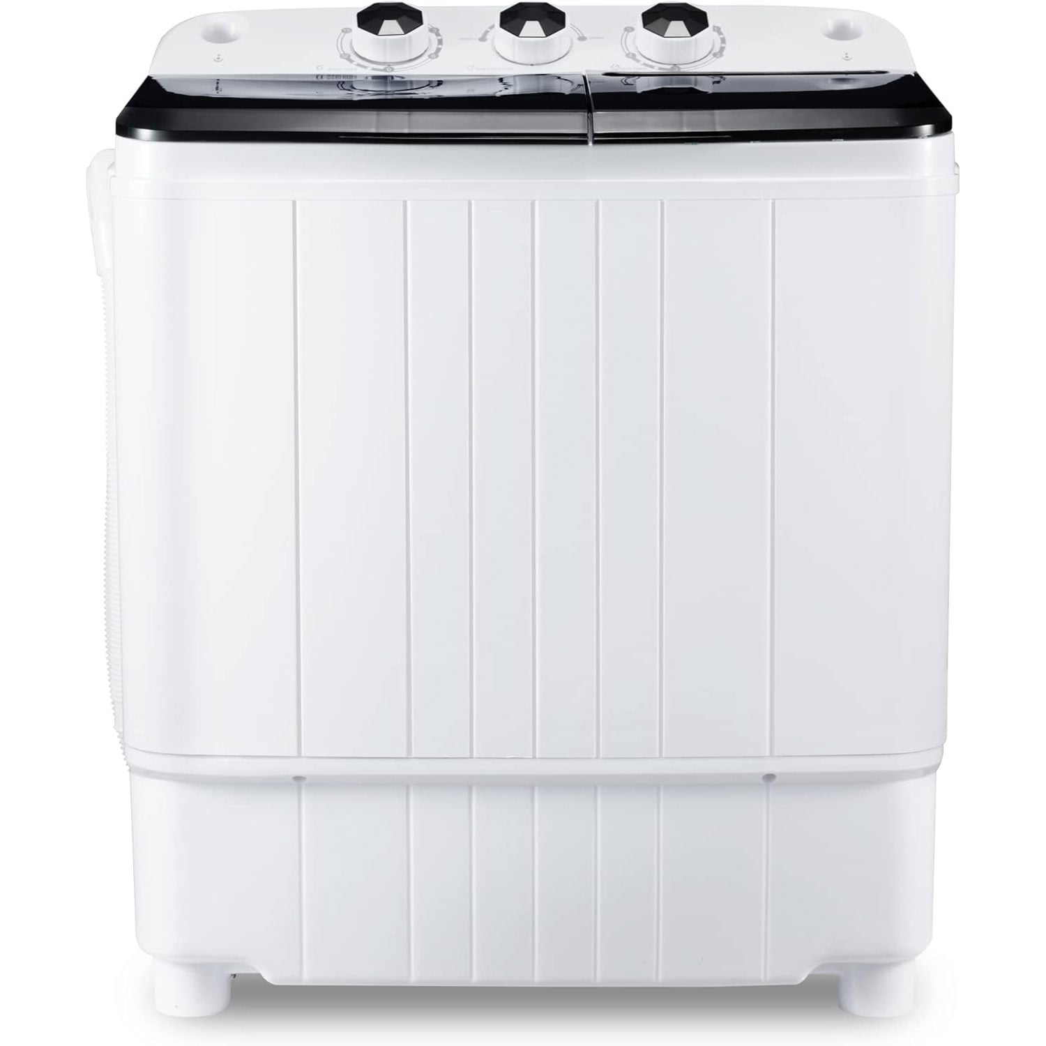 HABUTWAY 17.6Lb Portable Twin Tub Washing Machine with Gravity Drain ...