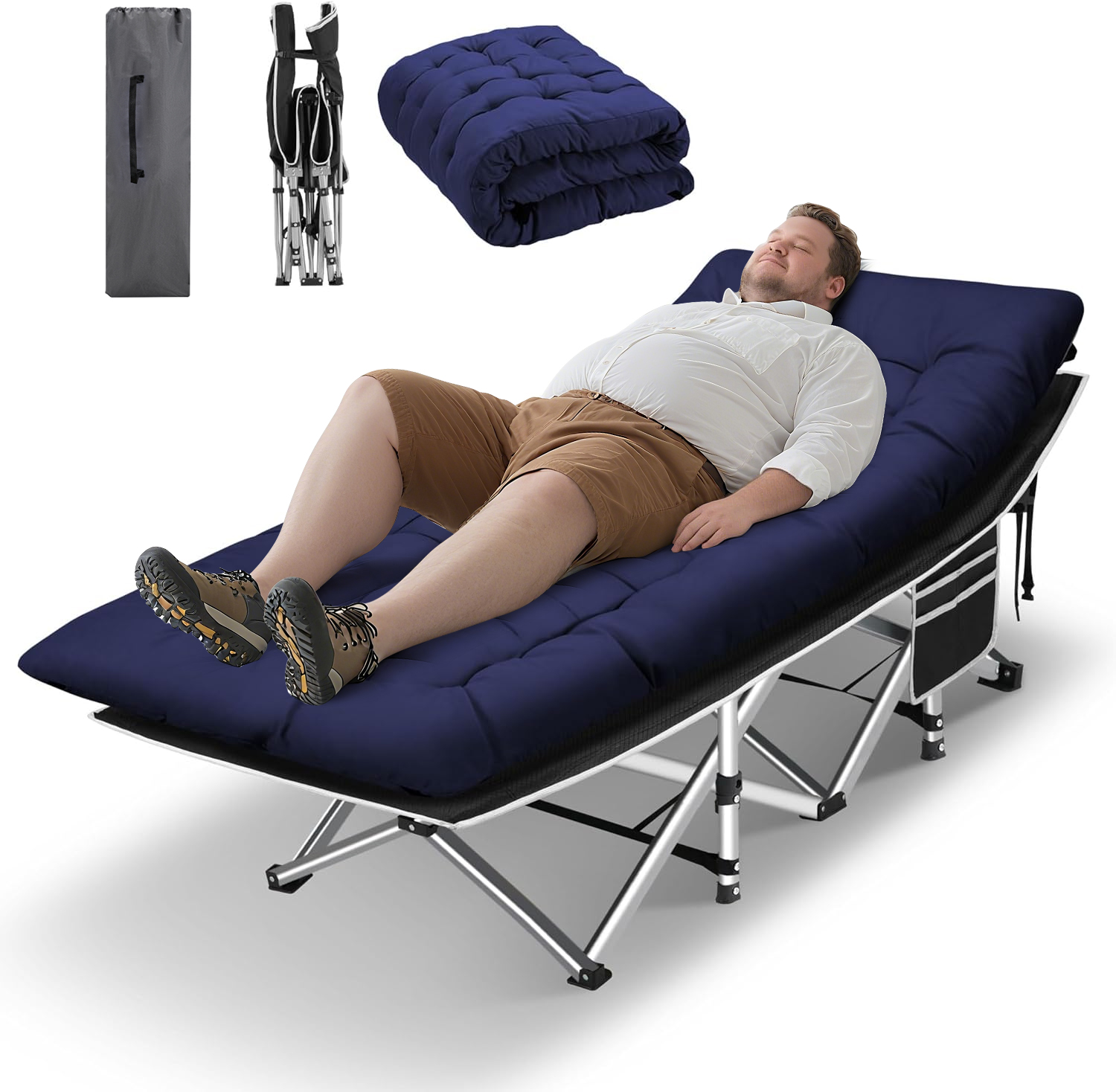 HABUTWAY Portable Camping Cot, Sleeping Cots for Adults, 28