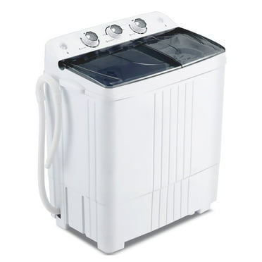 ZENSTYLE Compact Twin Tub 13lbs Portable Laundry Machine for Small ...