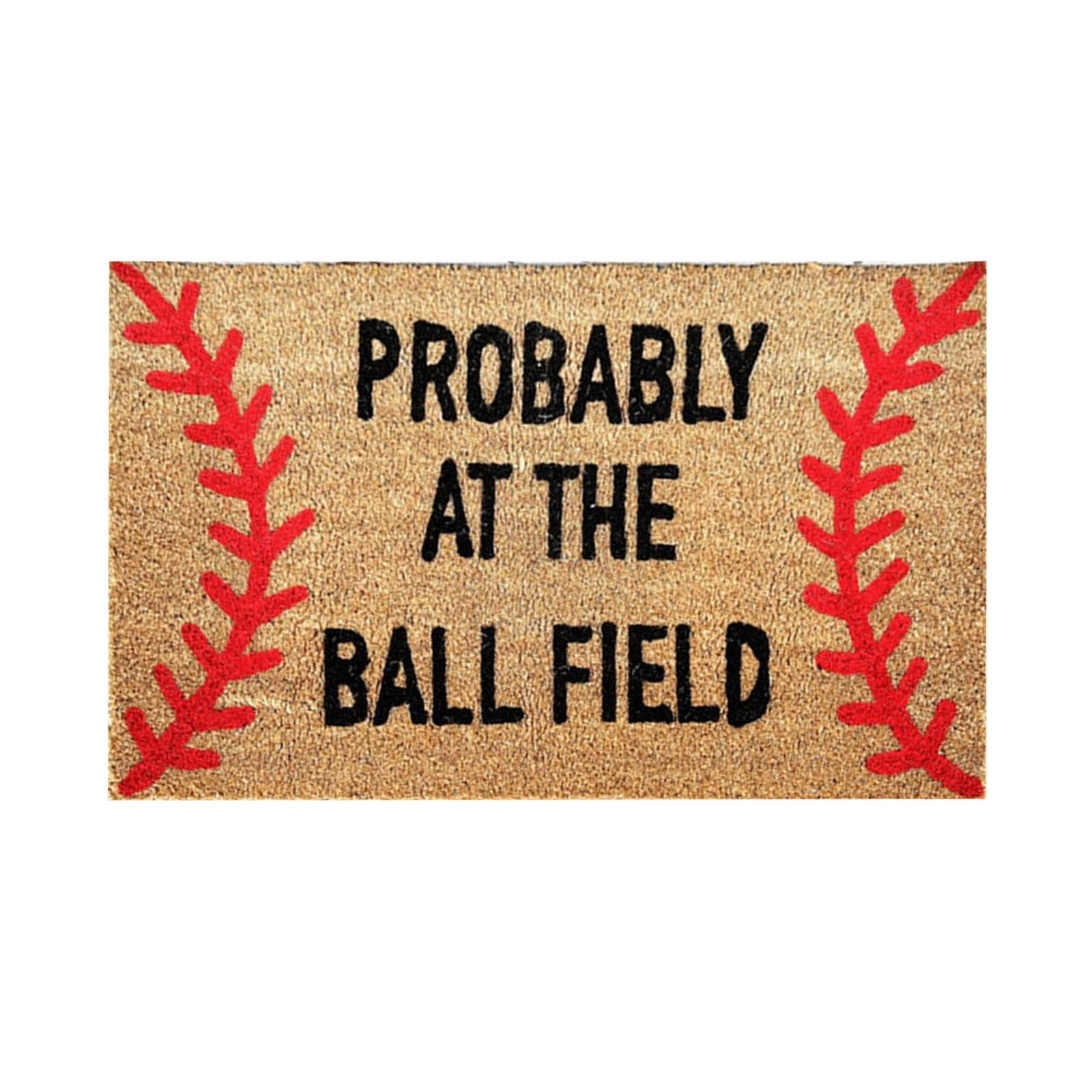 HACHUM Funny Letter Print Non-Slip Floor Mats Doormat, Front Door ...