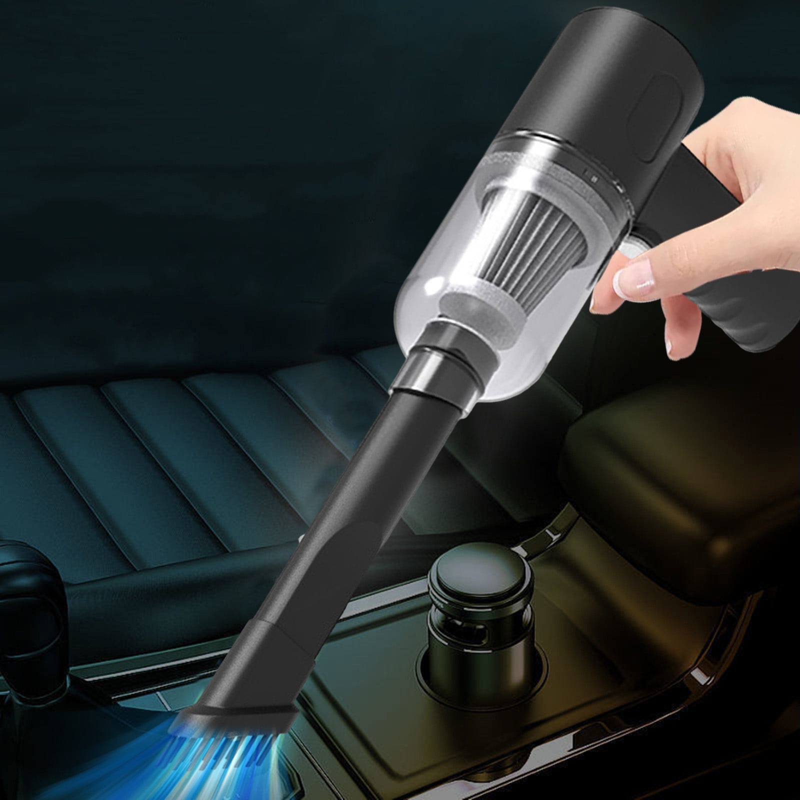 Hachum Handheld Car Vacuum Cleaner 120w Powerful Suction Small Car