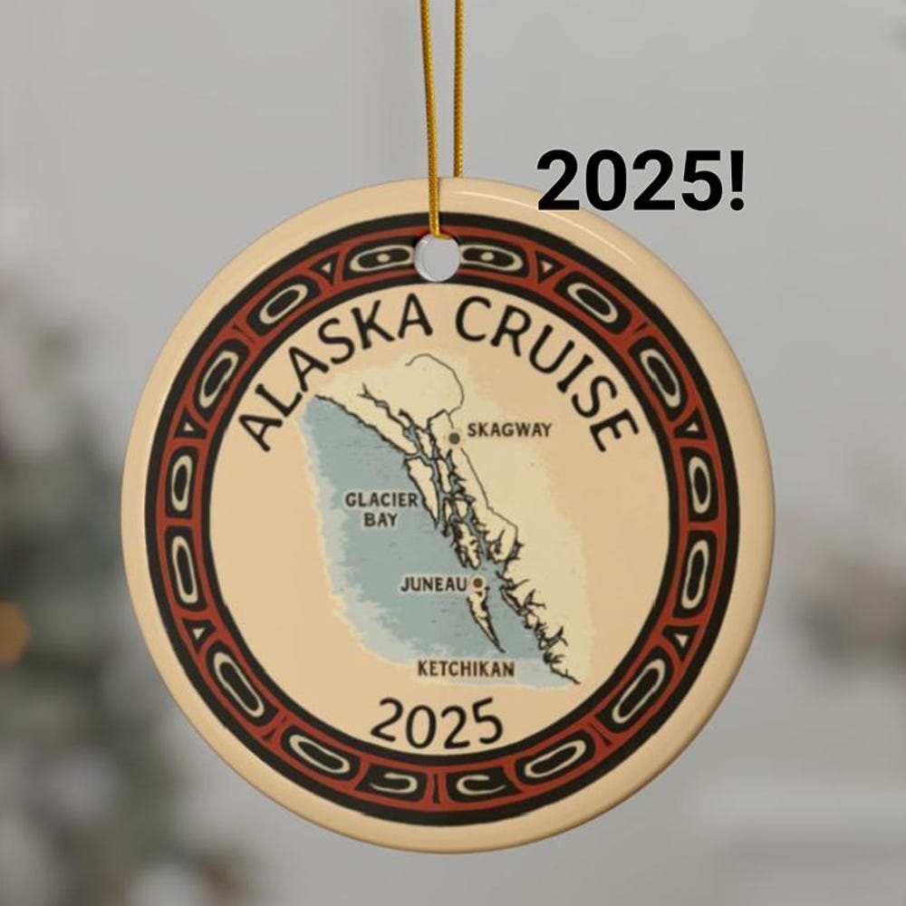 HADO Alaska 2025 Cruise Ceramic Ornaments, Chris.Tmas Tree Decor ...