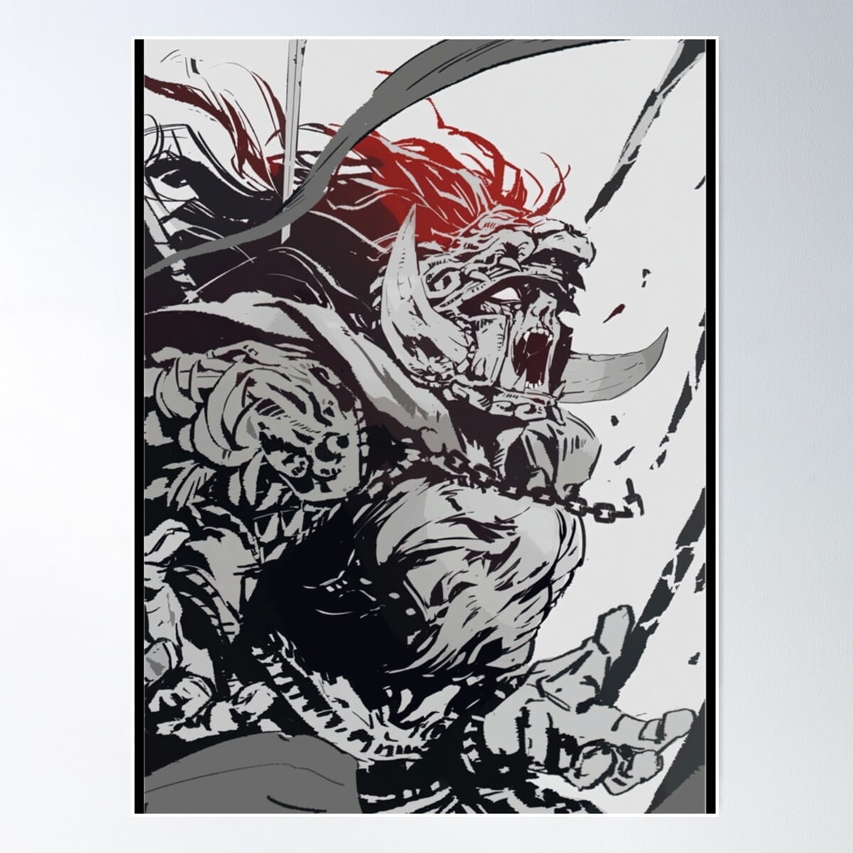 HADO Elden Ring General Radahn Poster Wall Art, UNFRAMED PAPER POSTER ...