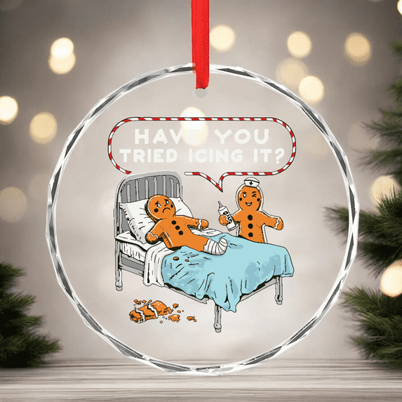 HADO Have You Tried Icing It Gingerbread Nurse Ornament Anniversary ...