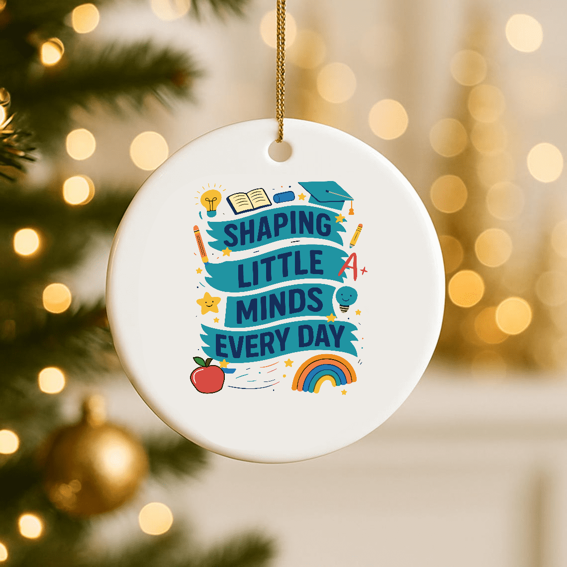 HADO Shaping Little Minds Teacher Ornament, Cute Preschool Teacher Gift ...