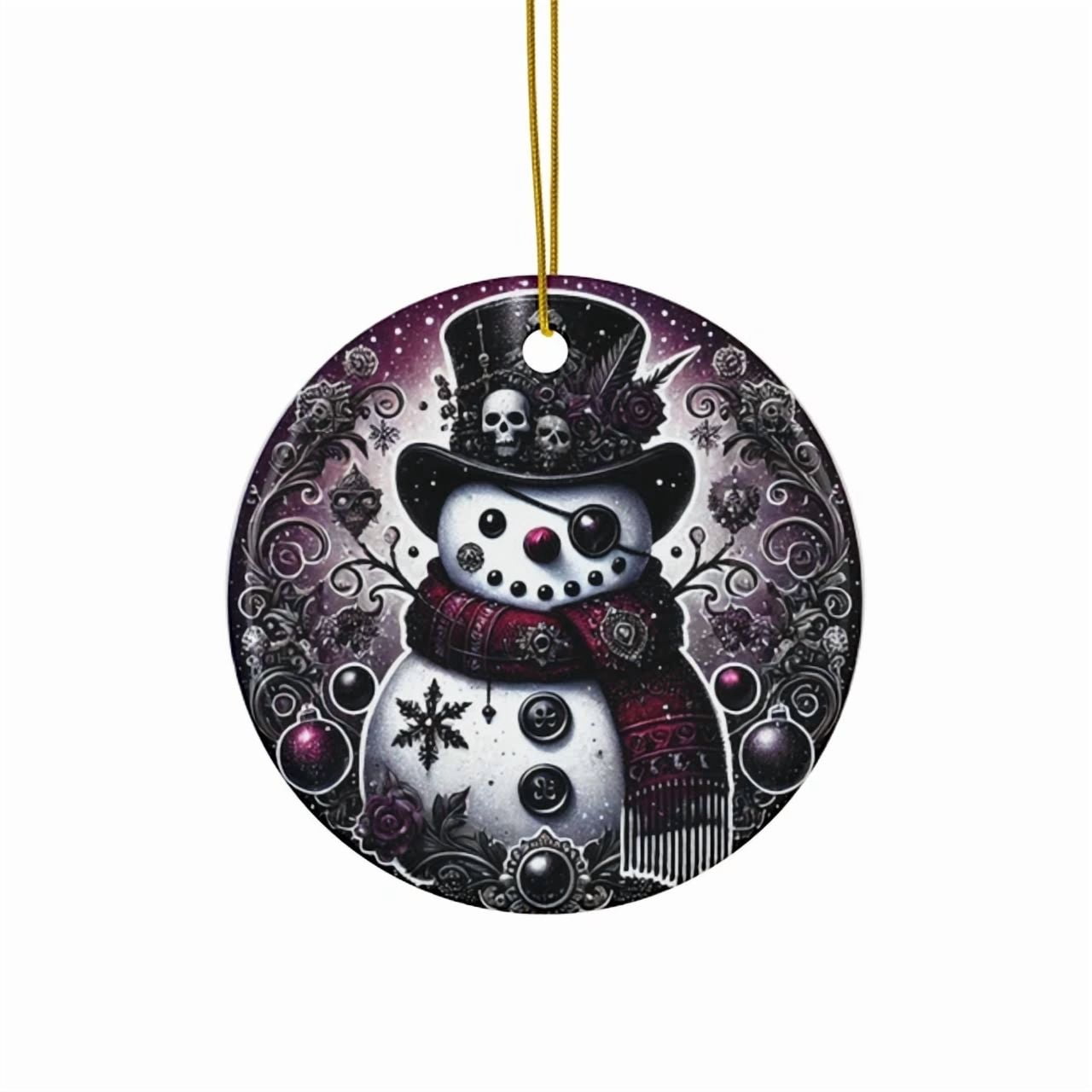 HADO Victorian Gothic Snow.Man Noel Ornament Dark Fantasy Festive Decor ...