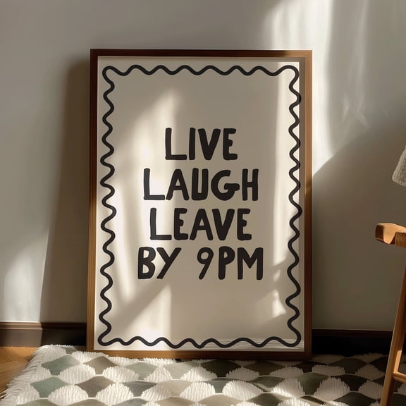 Live Laugh Leave Decor
