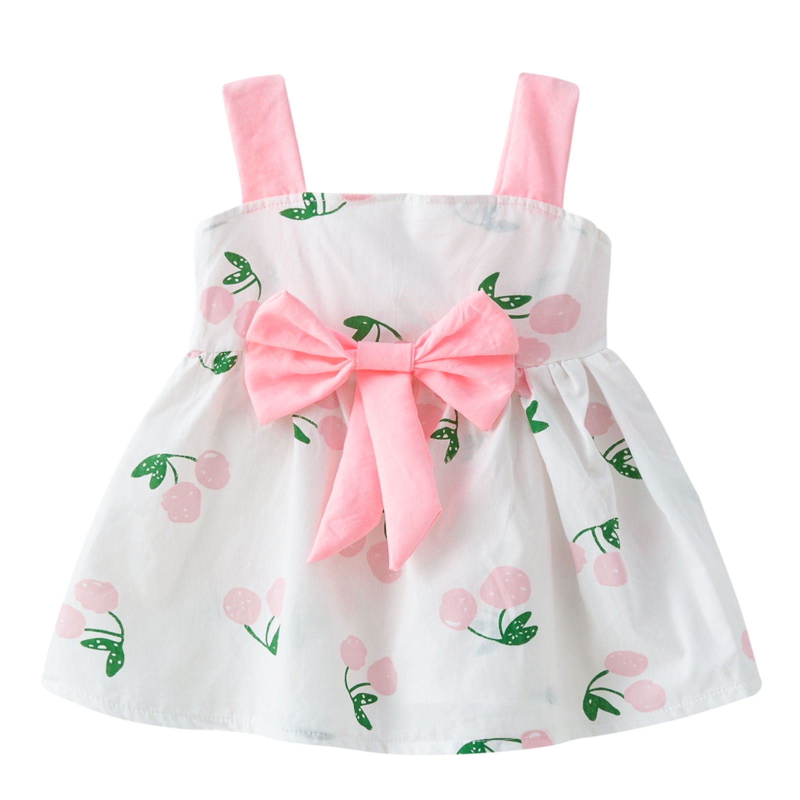 Avrntaa Baby Girl Sleeveless Flower Summer Dress - Hawaiian Beach Party Dresses with Straw Hat 1 ...