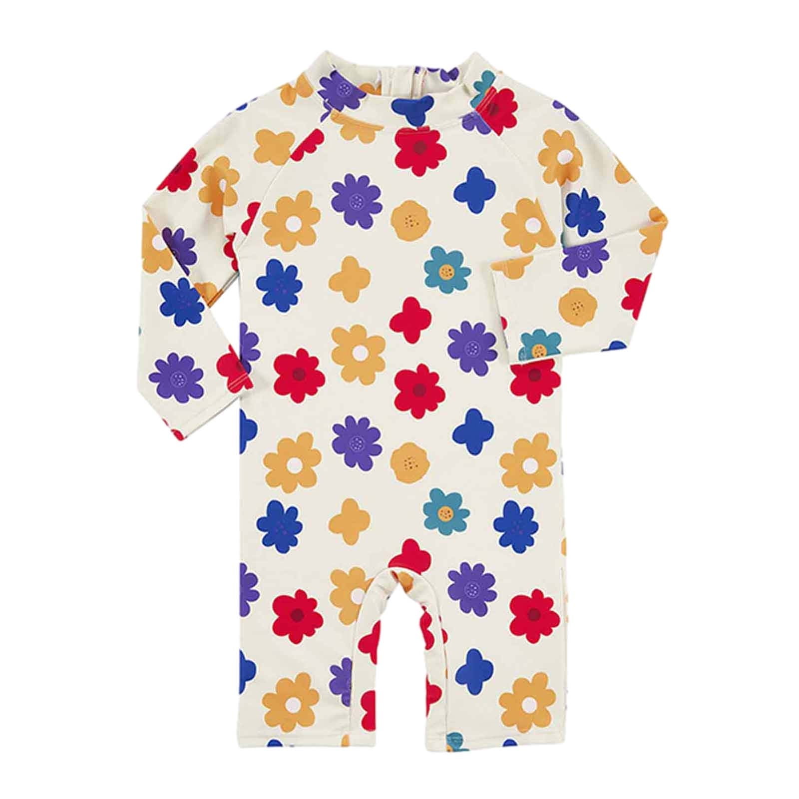 HADST Baby Toddler Girls Swimsuit - UPF 50+ Sun Protection Long Sleeve ...