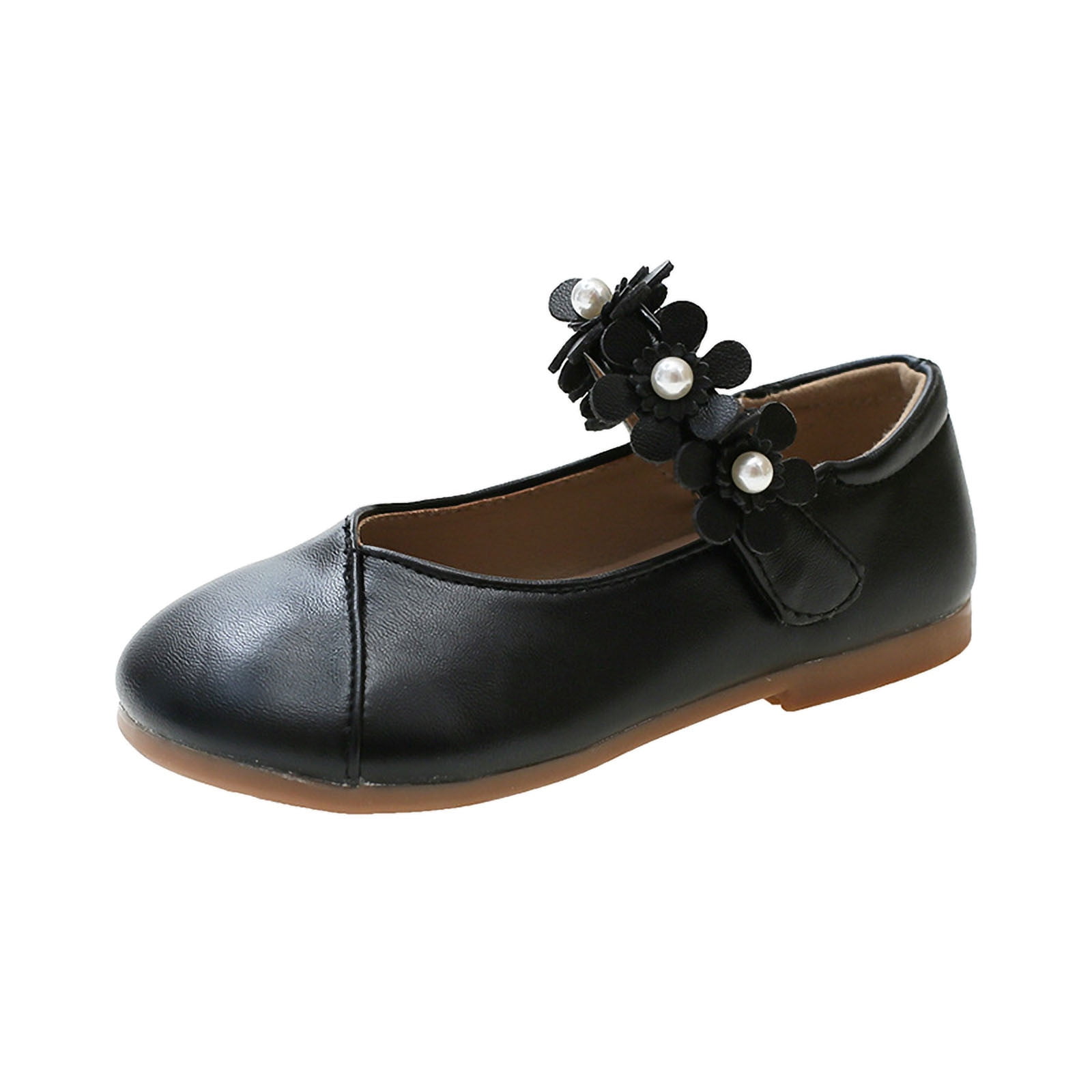 Avrntaa Girls Dress Shoes - Classic Mary Jane School Uniform Shoes ...