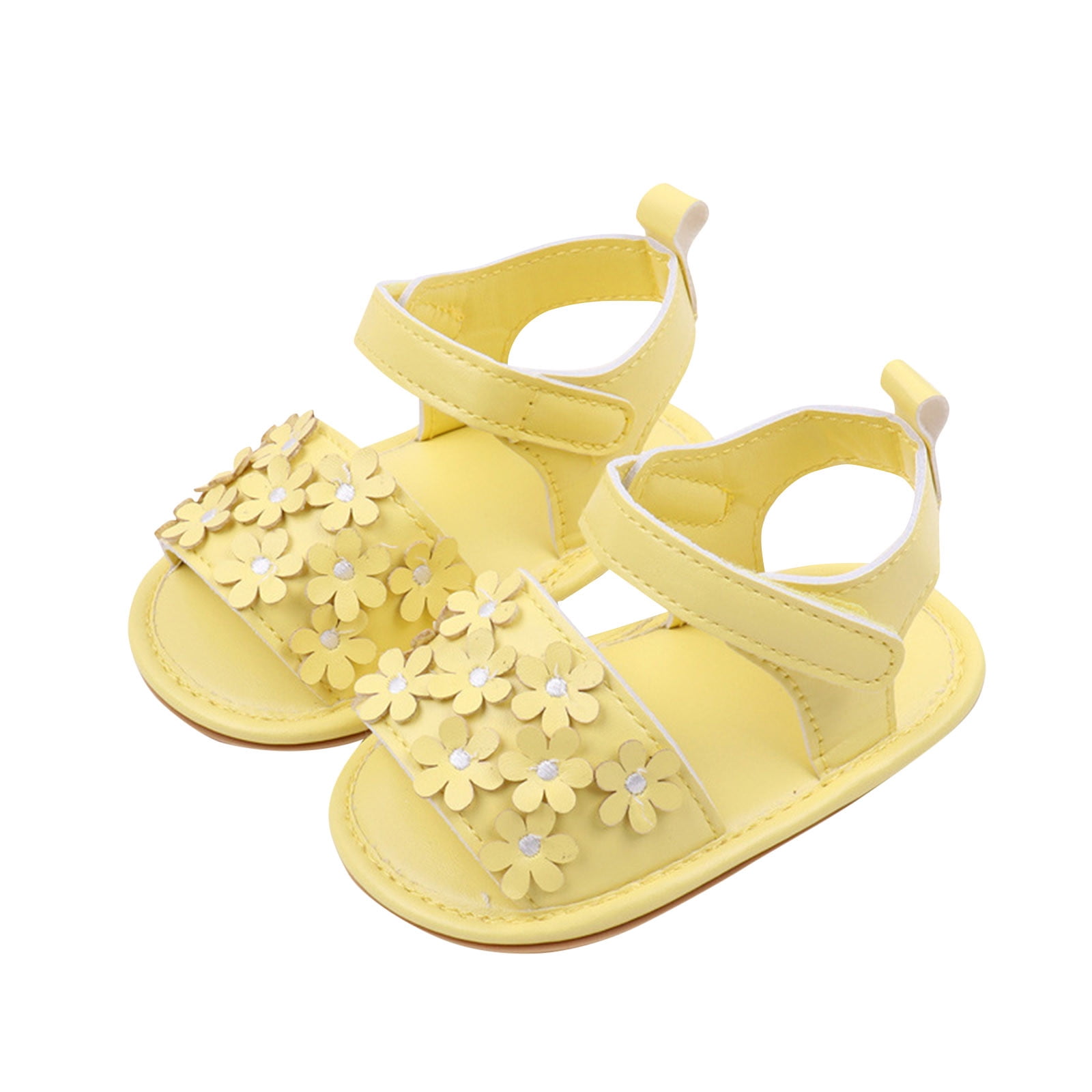 Avrntaa Little Girls Kids Summer Shoes - Toddler Cute Flowers Sandals ...