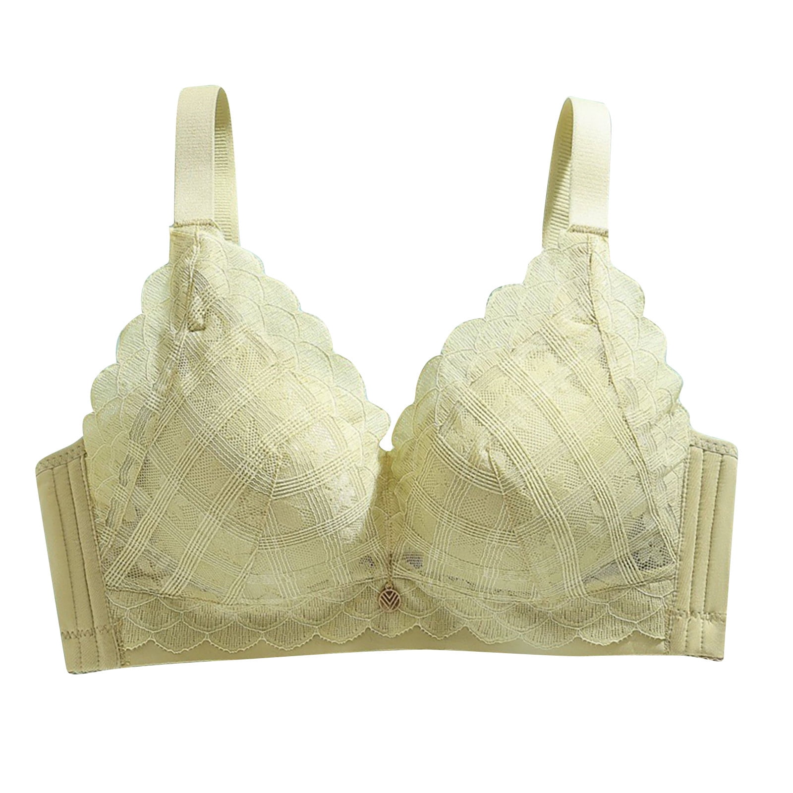 HADST Women's Lace Wireless Bralette Comfy Seamless Stretch Bras ...