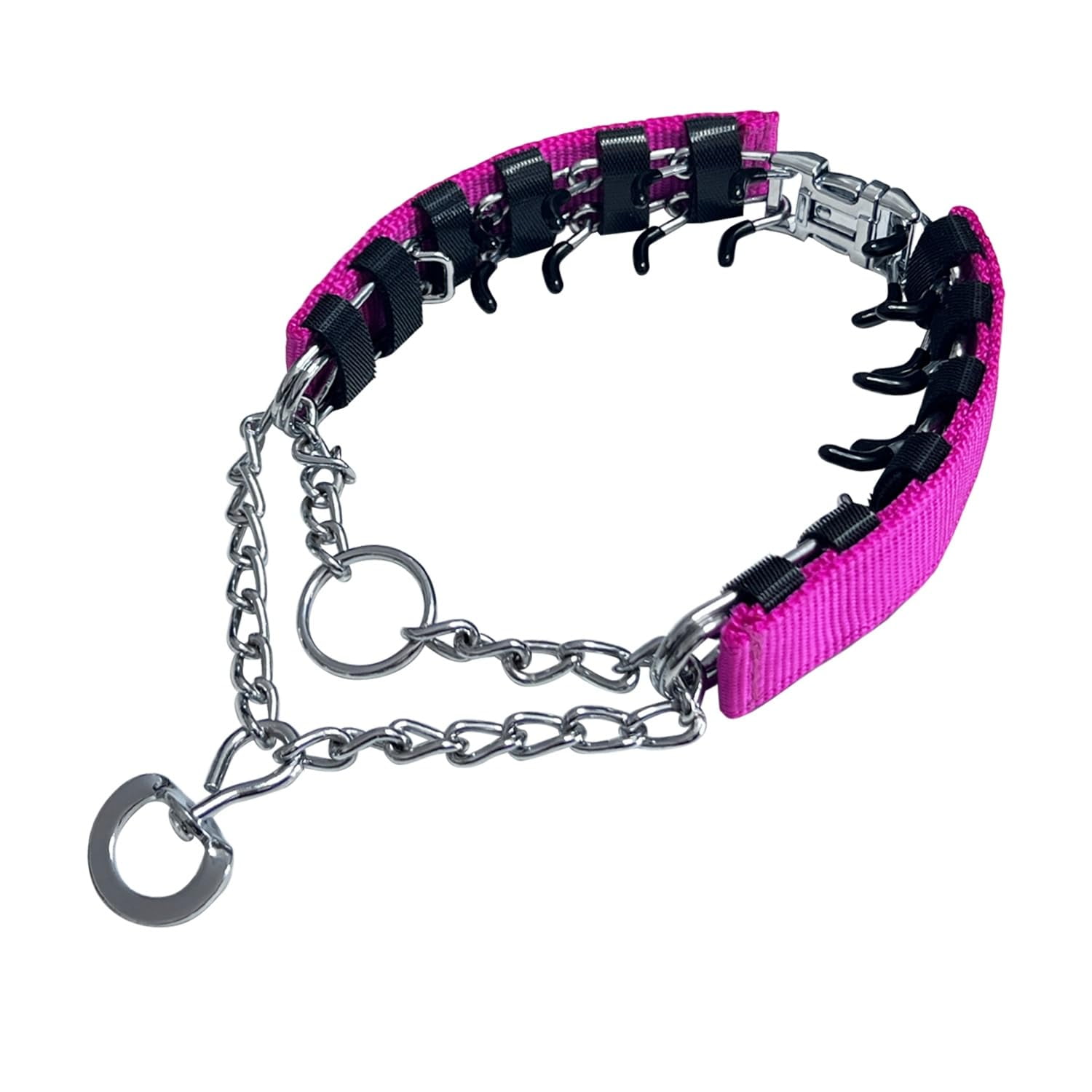 HAESINPA Prong Training Collar for Dogs, ATT1Adjustable Dog Pinch Collar with Quick Release ...