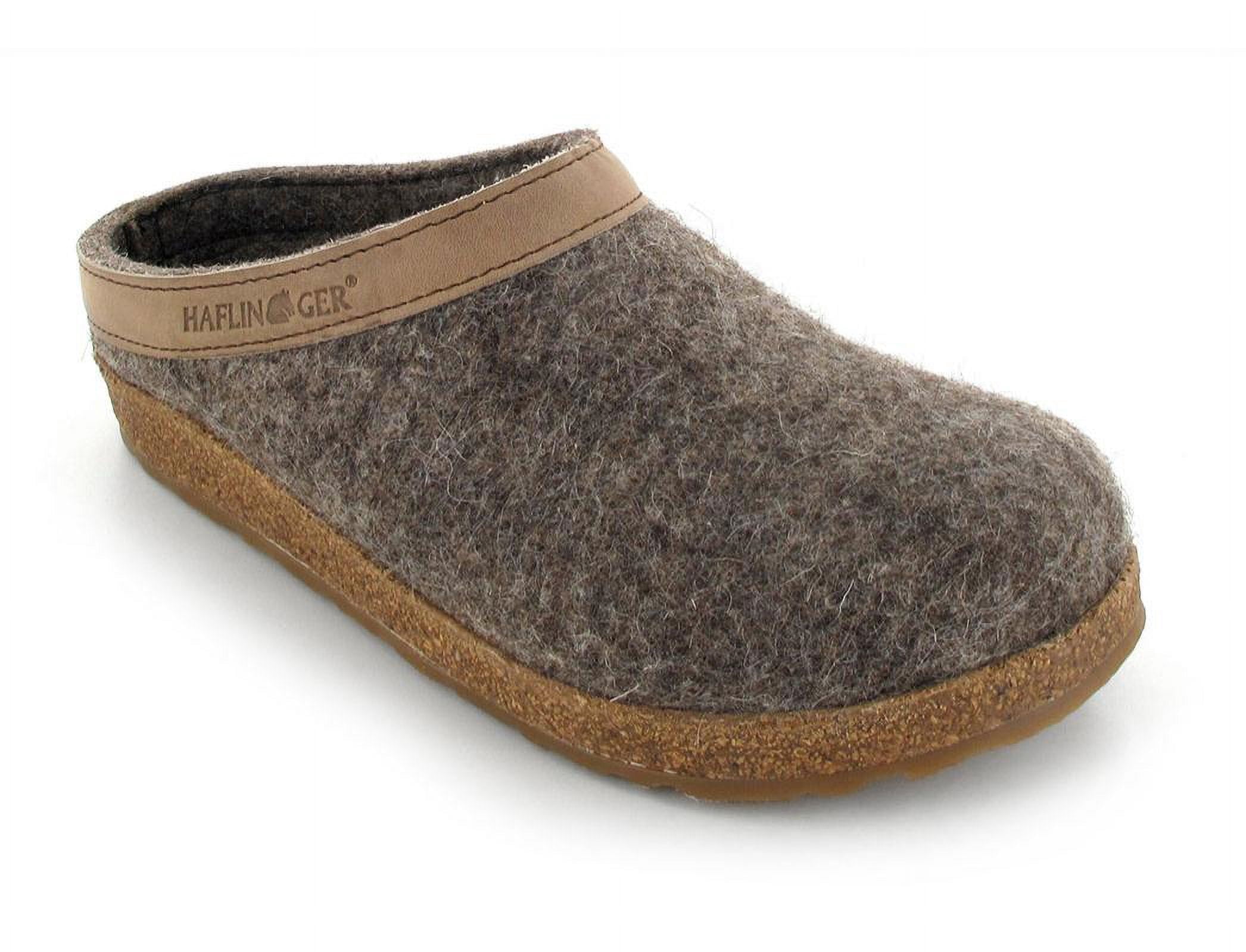 Haflinger Grizzly Torben Clog, Turf Color, Wool Felt Upper, Cork-Latex ...