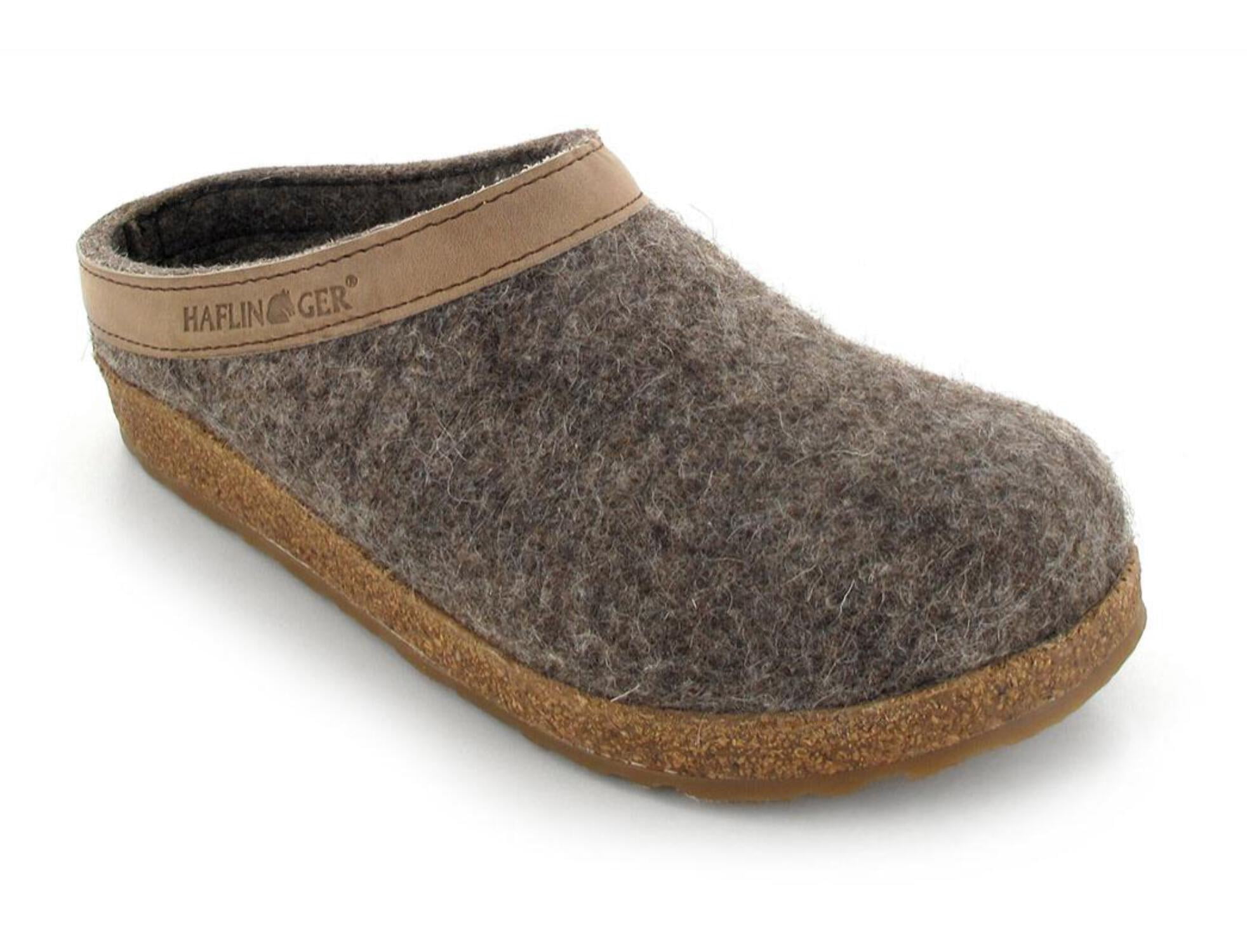 Haflinger Clog, Grizzly Torben Turf, Wool Felt Upper, Cork Footbed ...