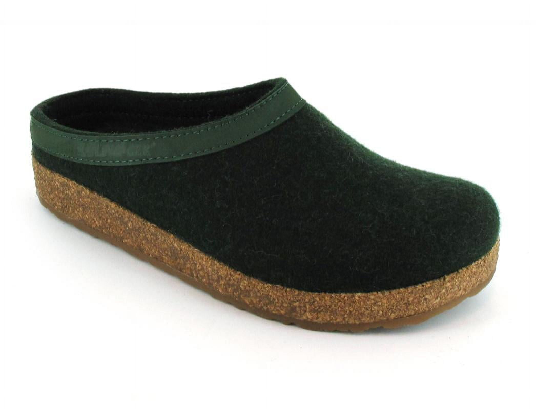 Haflinger Colorful Grizzly Felt Clogs, Wool Upper, Cork Footbed, Rubber ...