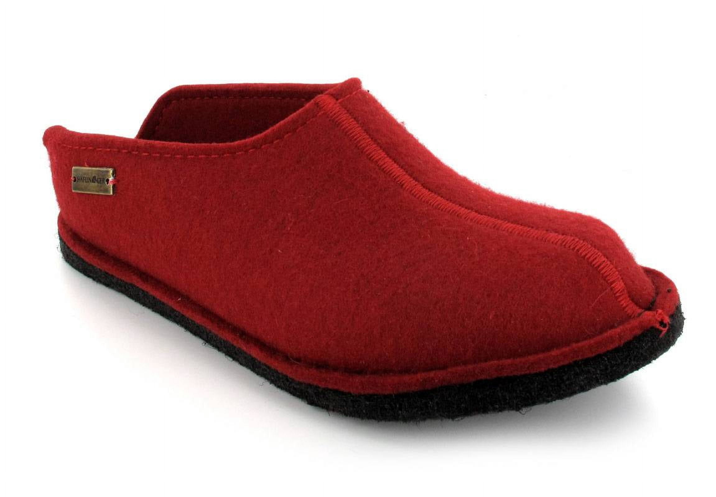 HAFLINGER® Felt House Shoe | Flair Smily, Ruby - Walmart.com