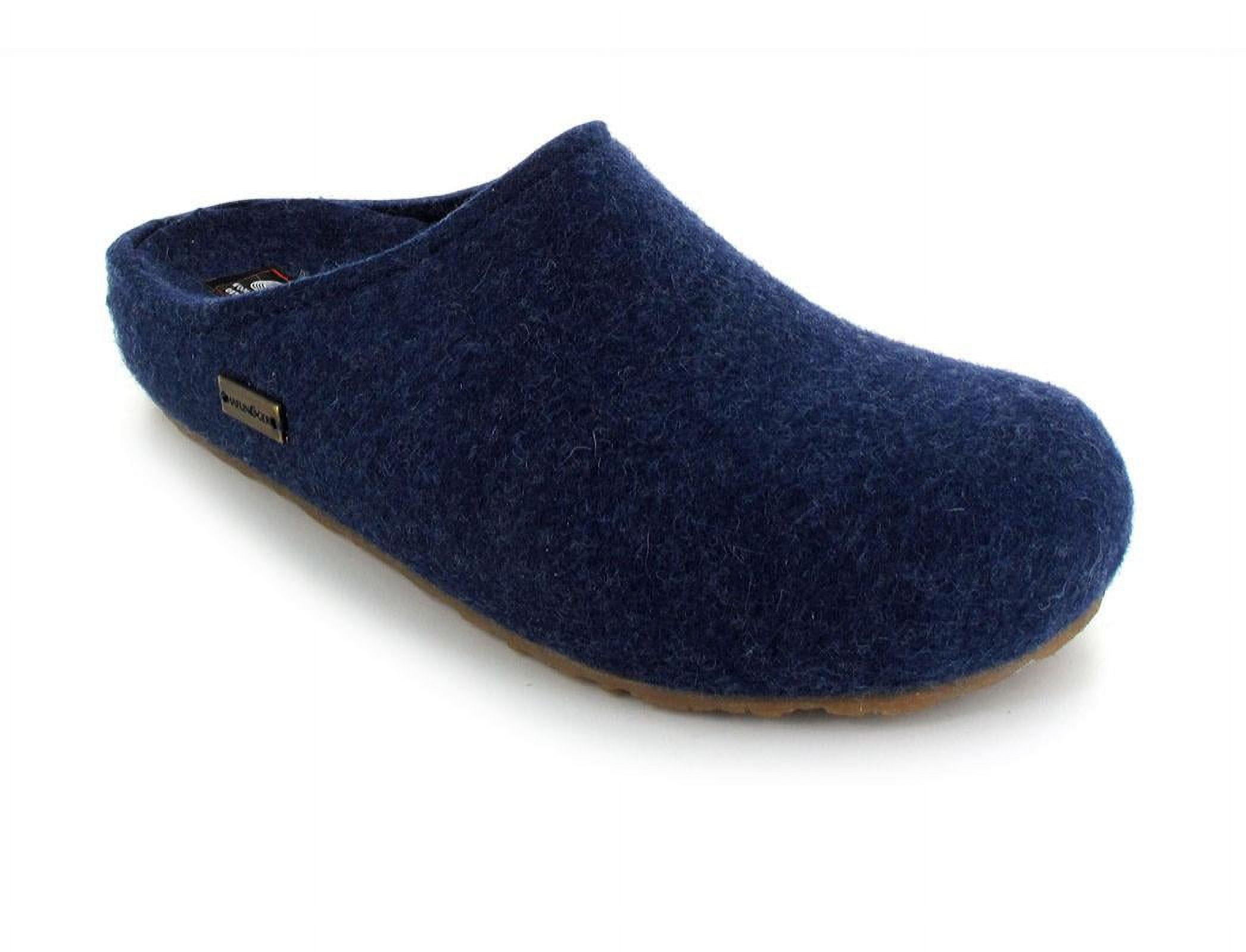 HAFLINGER® Felt Slipper Clogs | Grizzly Michel, Blue - Walmart.com