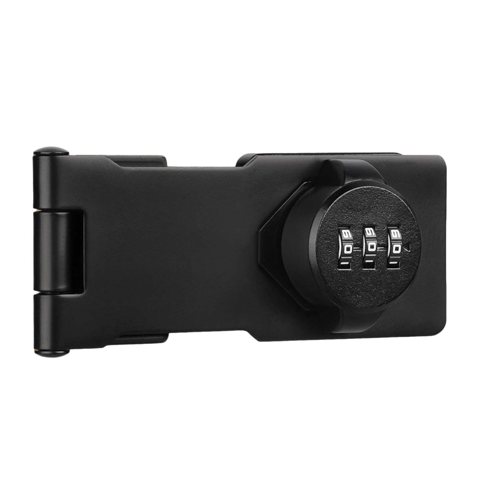 HAFNFUE No Hole Punching Combination Lock Set 3 Digit Password Hasp ...