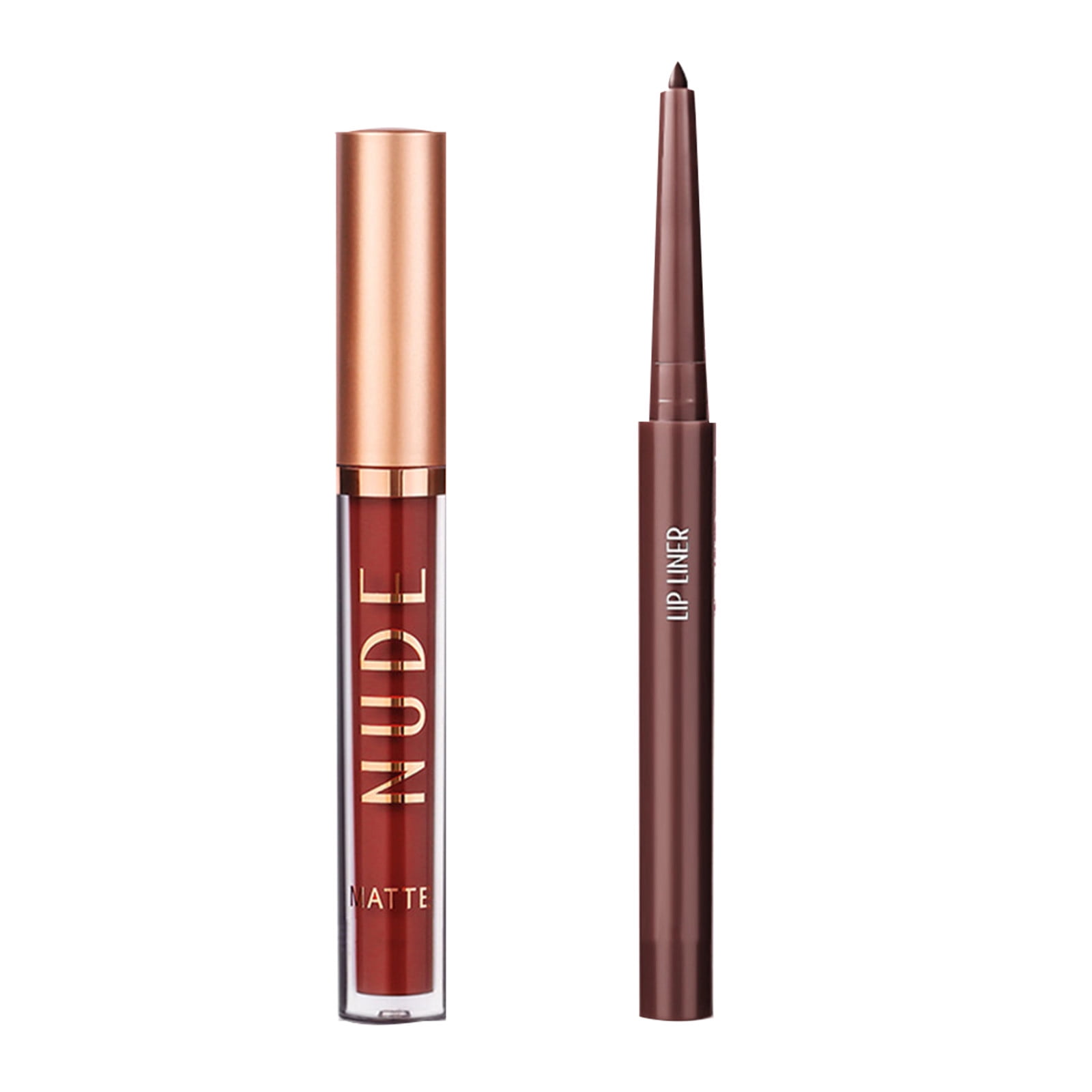 Hagbcd Passion Fruit Lip Gloss Lipstick And Lip Liner Set For Long Lasting Wear And No Cup