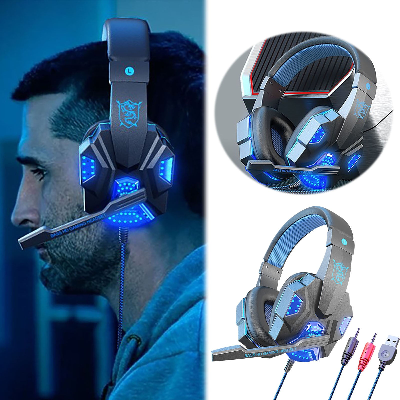 HAGBCD Wired Laptop Specific Headset Gaming And Esports HeadsetPremium ...
