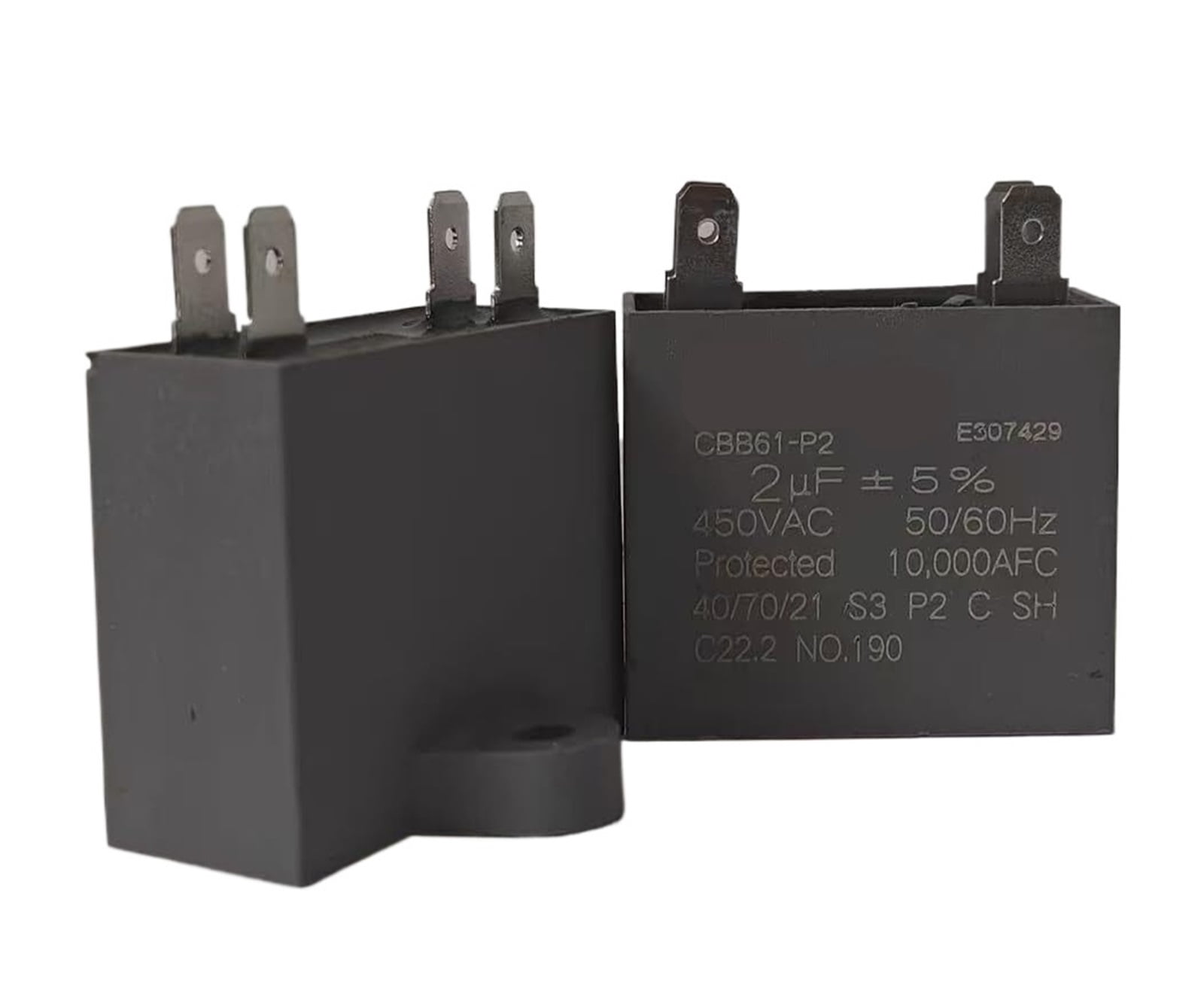 HAGSYCT 1pcs General Plug-in Capacitor CBB61-P2 for Air Conditioning ...