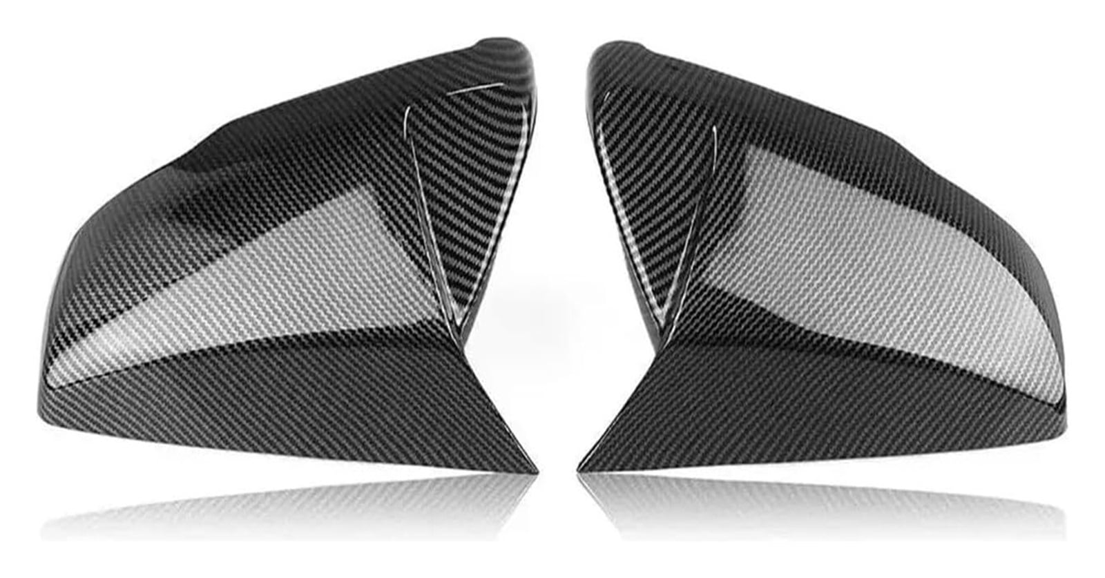 HAGSYCT Car Rearview Side Mirror Cover Wing Cap Exterior Door Housing ...