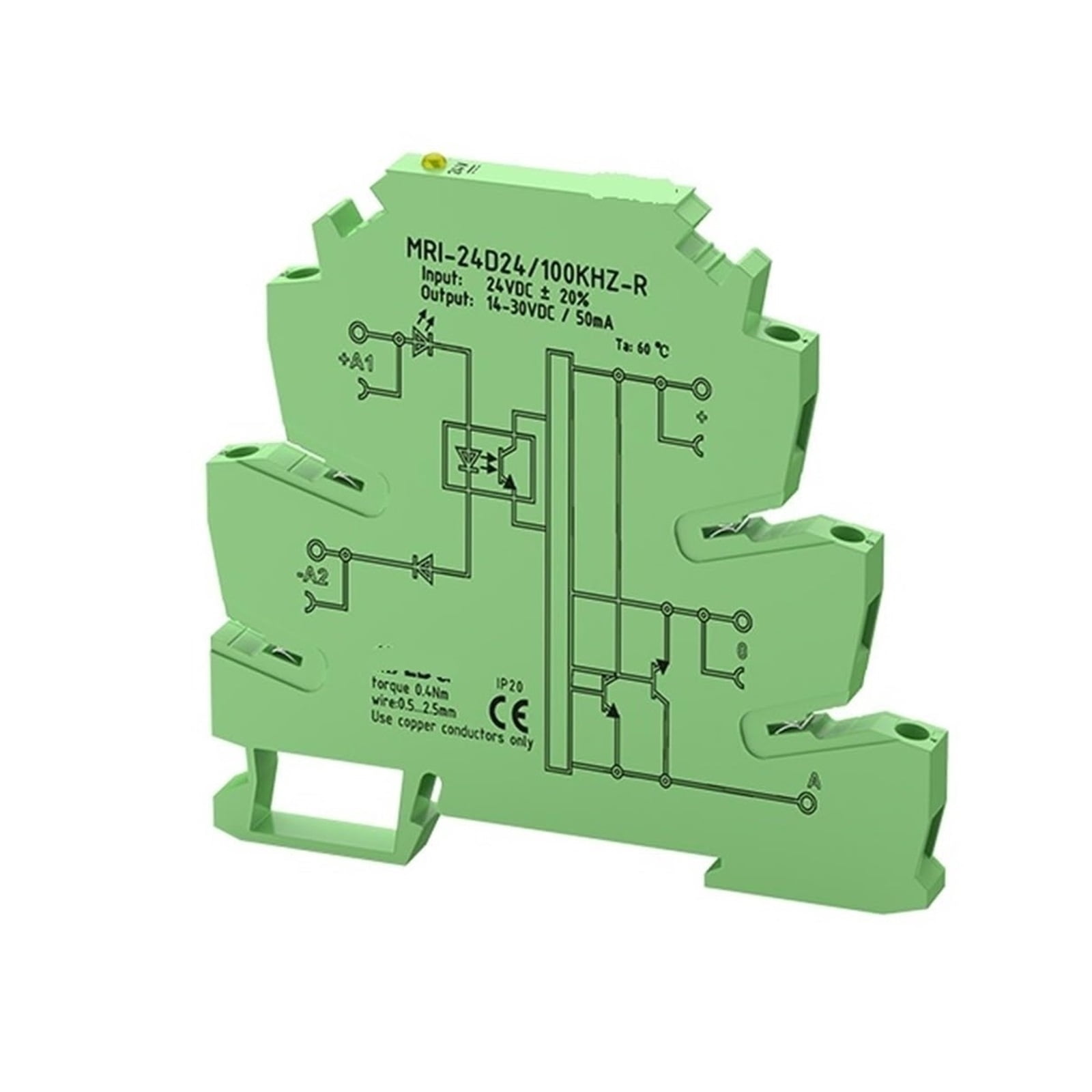 HAGSYCT MRI-24D24/100KHZ-R High Frequency Optocoupler Relay 24VDC 8mA ...