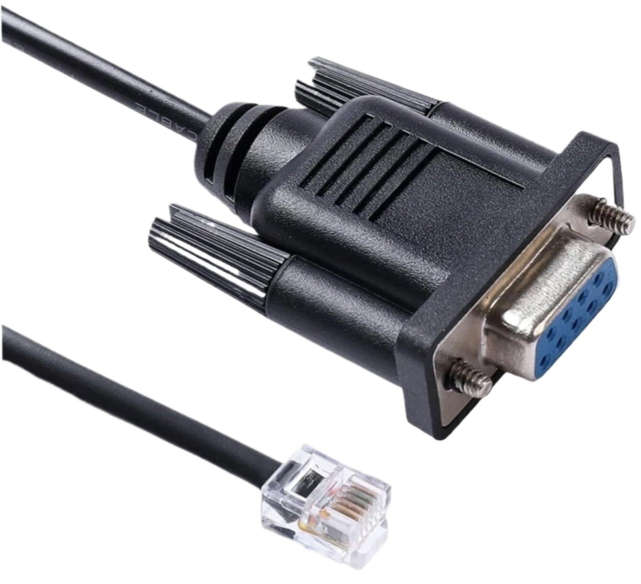 HAGSYCT PLC Programming Cable DB9 Female RS232 Serial to RJ12 6P6C for ...