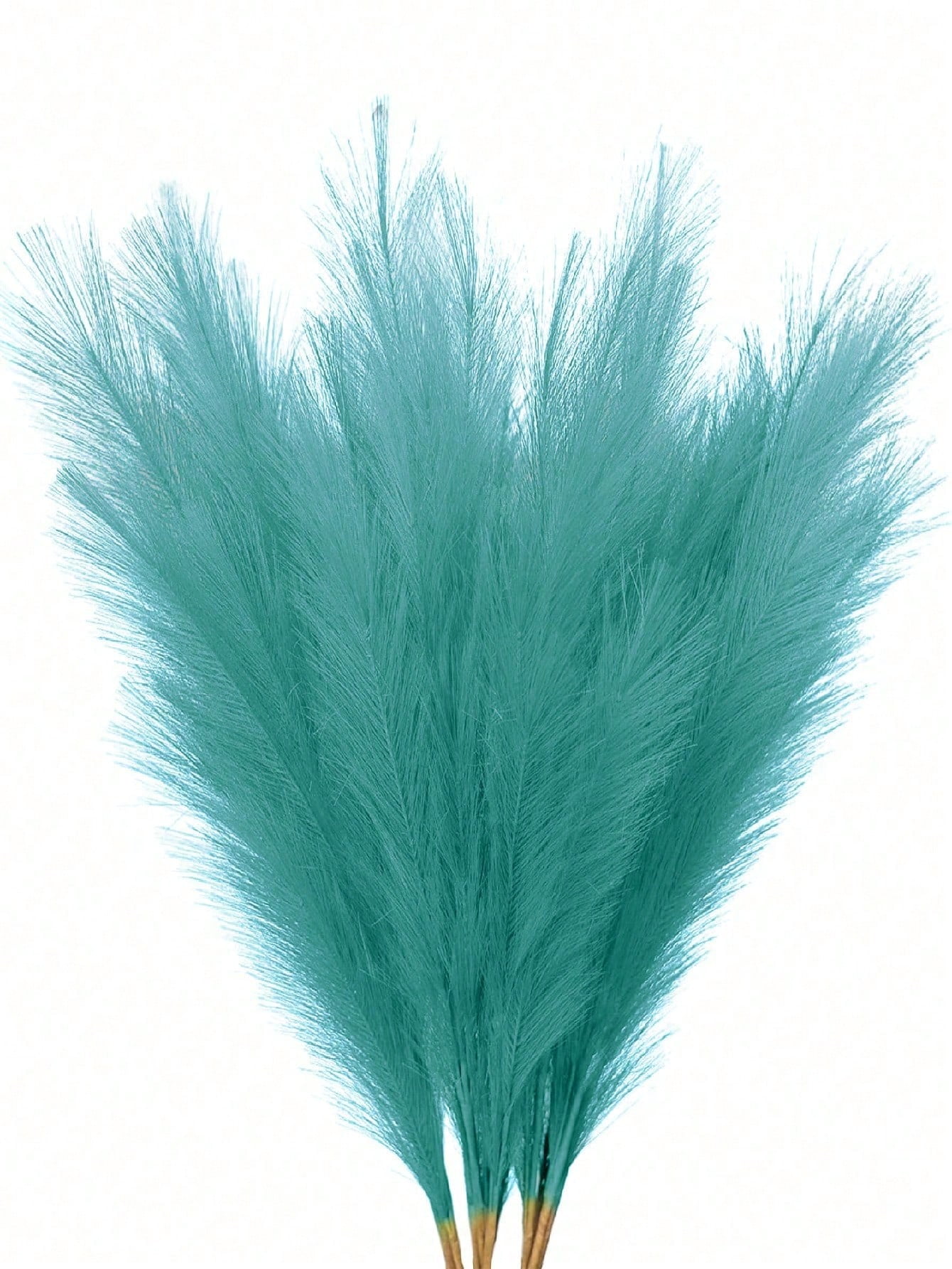 HAHACOOL 21.5" Pink Artificial Pampas Grass - 10 or 20 Pc Faux Reed ...