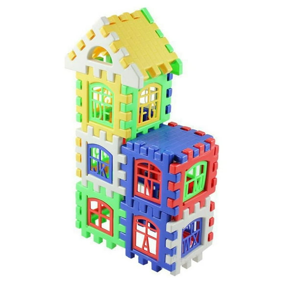 Plastic Building Blocks Construction