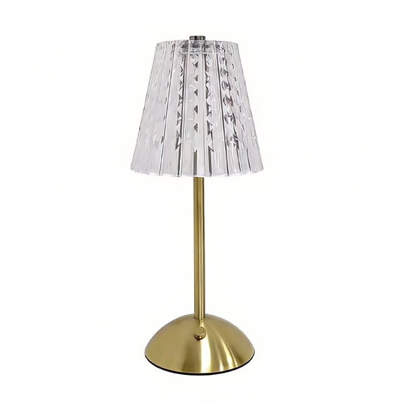 HAHUT Portable Cordless Lamp Rechargeable, Vintage Crystal Night Light ...