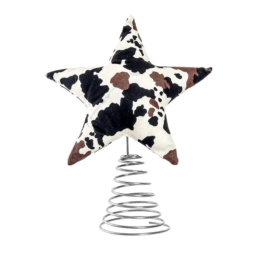 HAHUT Retro Christmas Star Tree Topper, Xmas Tree Five-Star Topper with ...