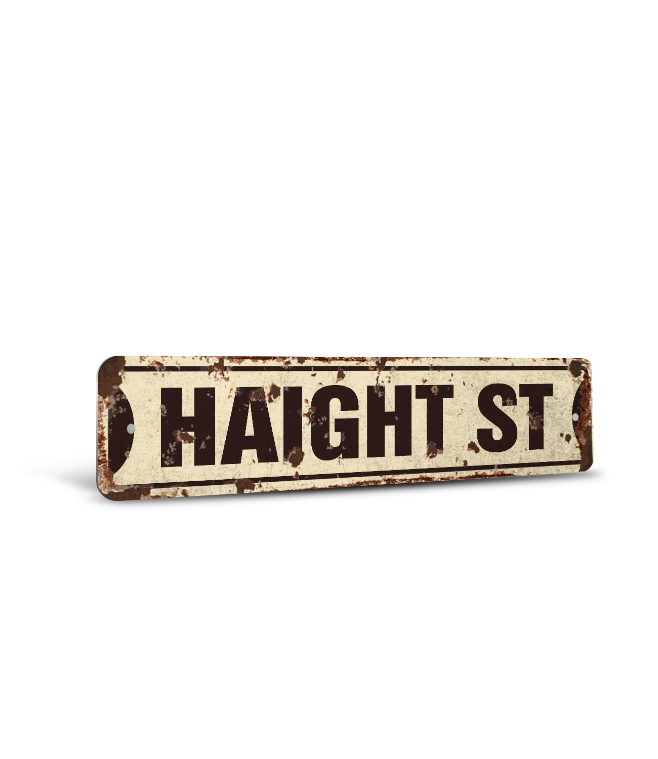 HAIGHT Vintage Style Rustic Street Sign – San Francisco Ashbury Road SF ...