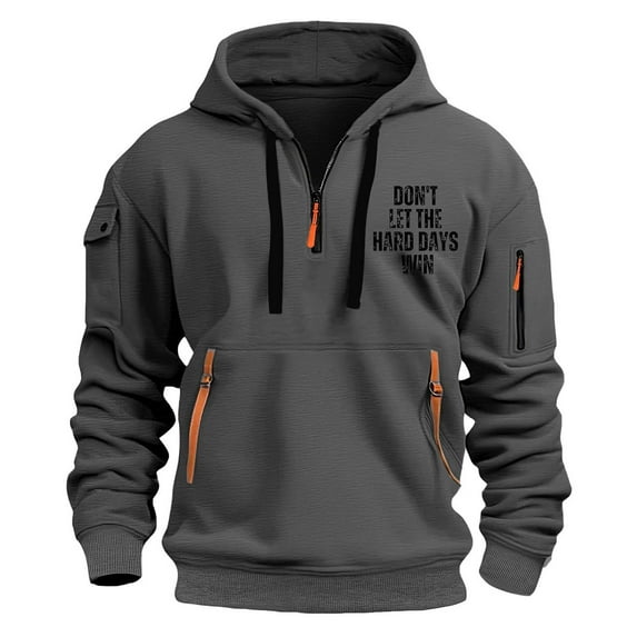 HAIJIE Mens Hoodies Zip Up Trendy Lightweight Work Hoodie Sweatshirt ...