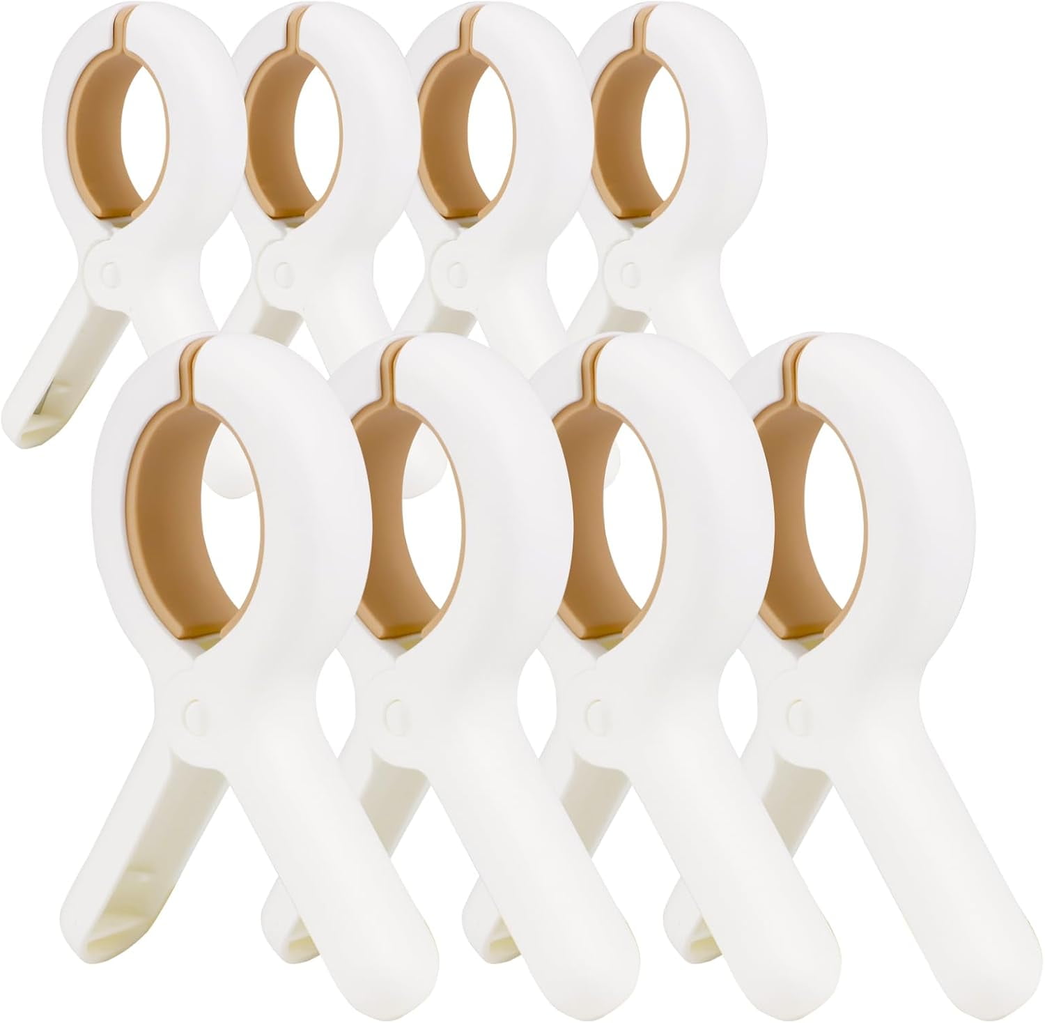 HAIJSEVR 8 Pack Beach Towel Clips, Chair Clips Towel Holder for Beach ...