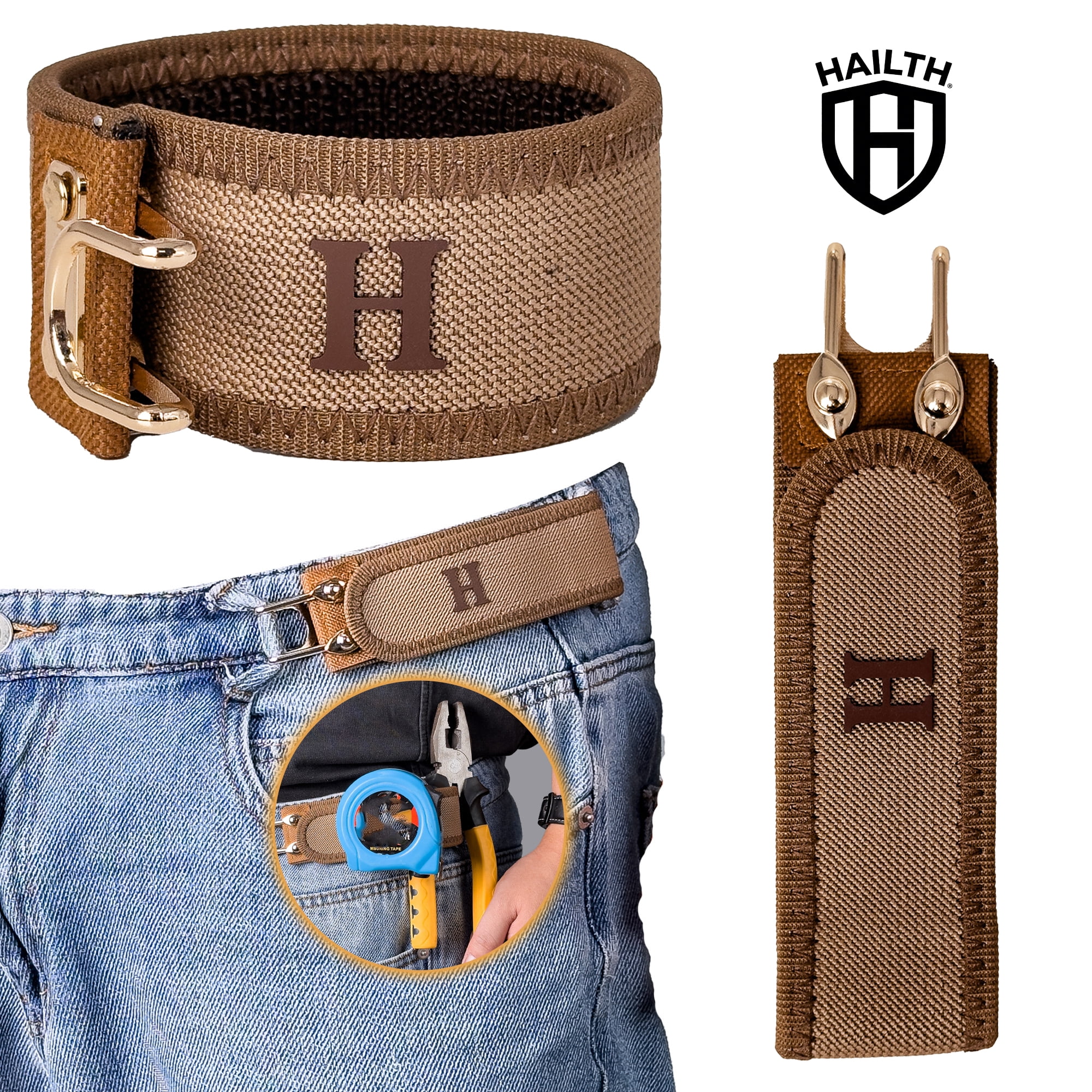 HAILTH Metal Hook Elastic Belt (Unisex) – Patented No - Buckle ...
