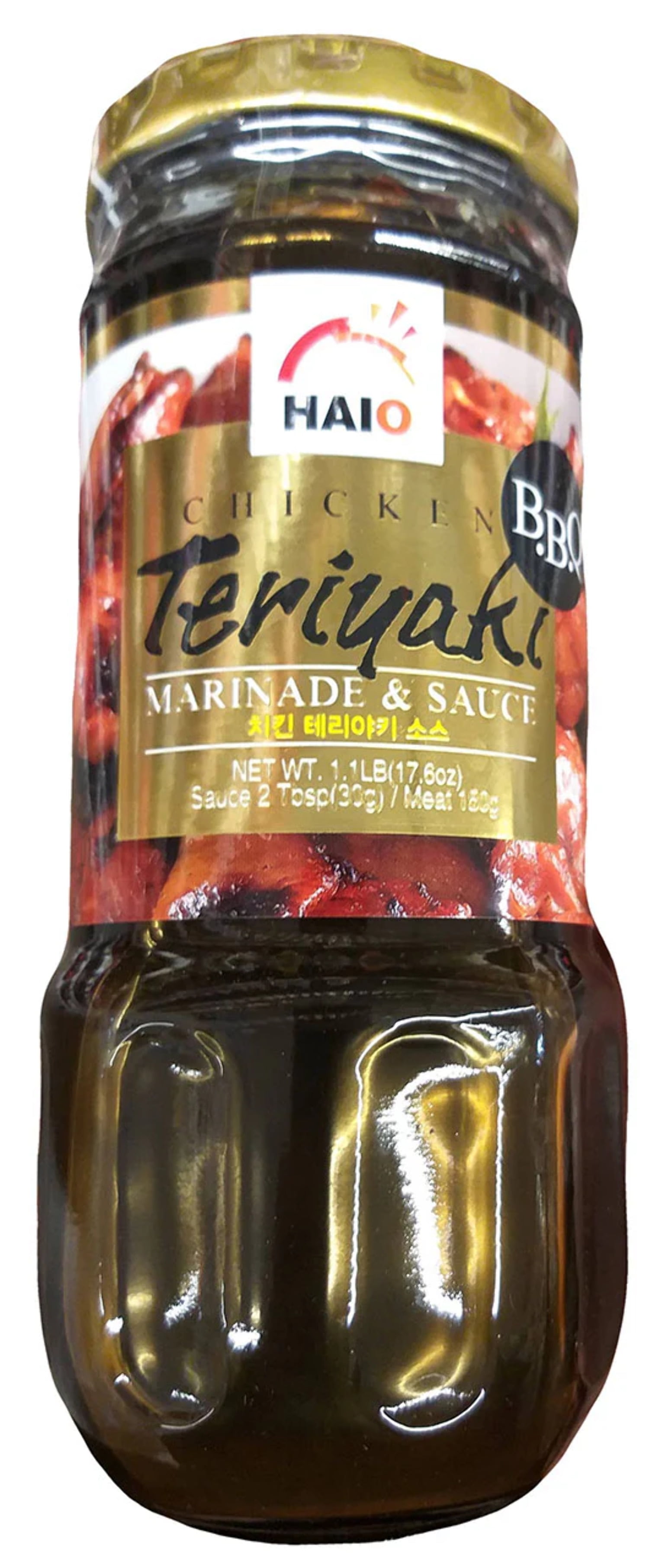 HAIO Chicken Barbecue Teriyaki Marinade and Sauce, 1.1 Pounds, (1 Jar ...