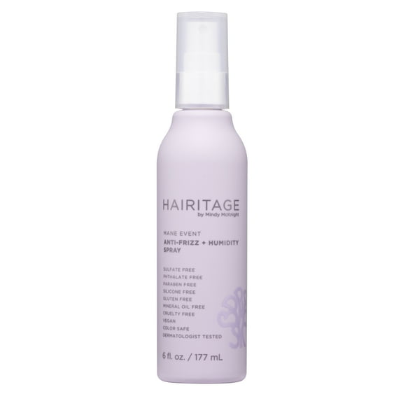 Hairitage Mane Event Anti-Frizz + Humidity + Heat Protectant Hair Spray ...