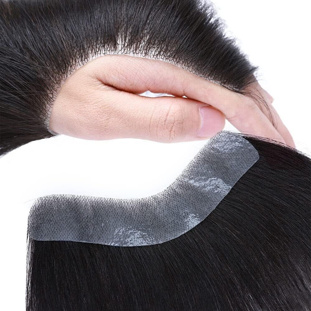 HAIRLAYER Front line Hair Patch Frontal Hairpiece for Men Natural Hair ...