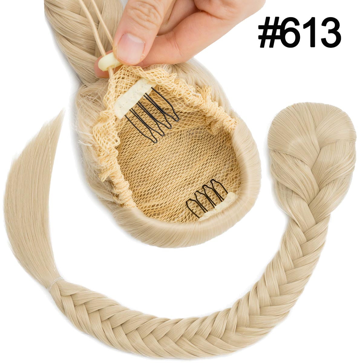 HAIRRO Braided Ponytail Extensions 22 Inch Long Braid Ponytail ...